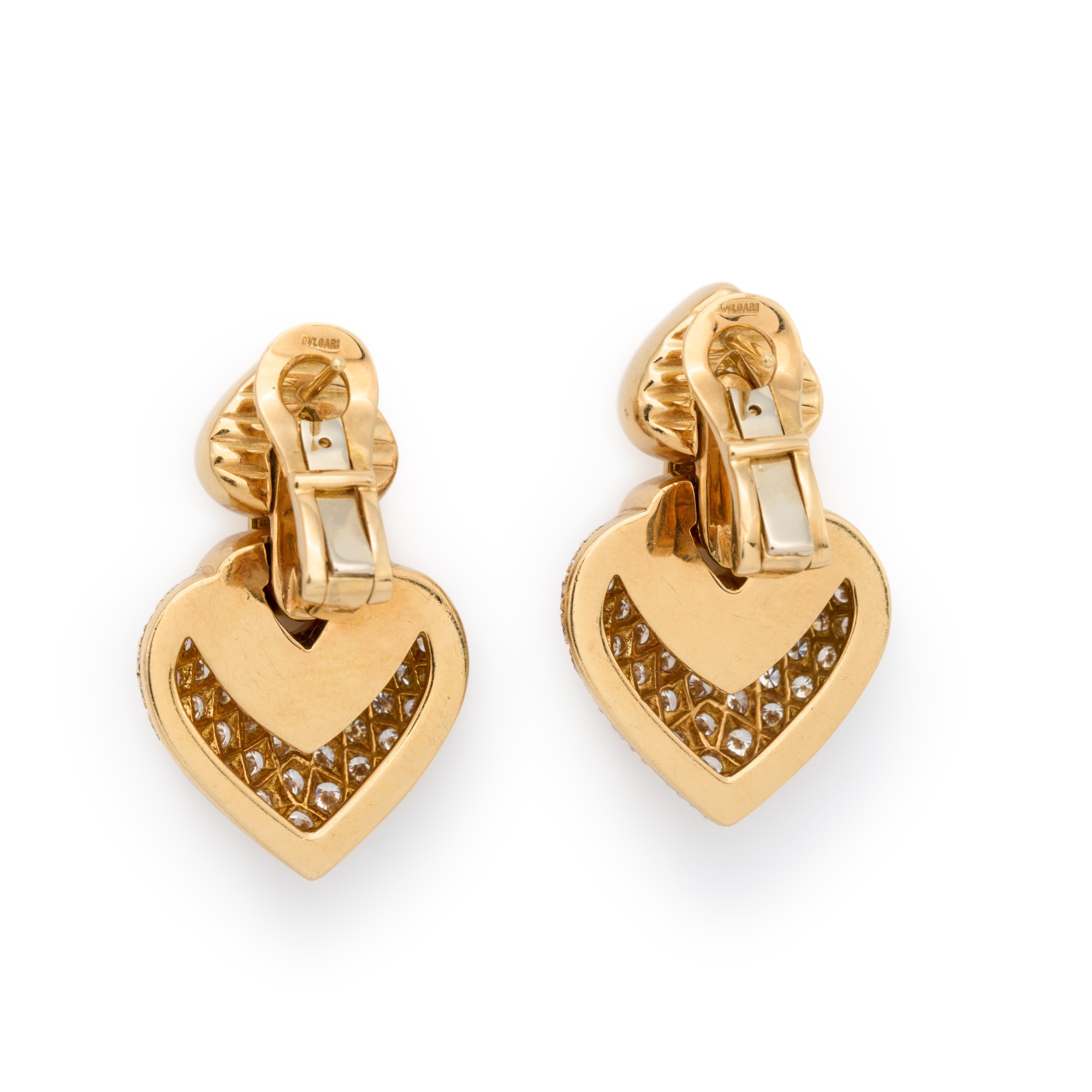 Diamond earrings, 'Doppio Cuore' | Fine Jewels, Watches & Handbags: Cologne | 2022 | Sotheby's