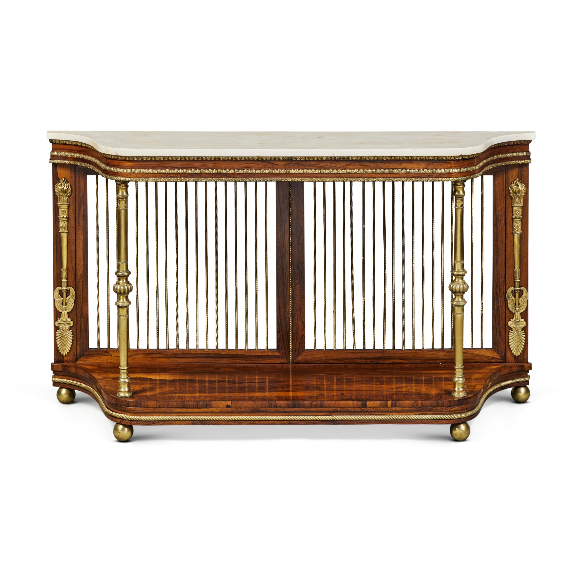 A George IV Gilt Bronze-Mounted Rosewood Console, Circa 1825 | Hyde Park Antiques: Past, Present ...