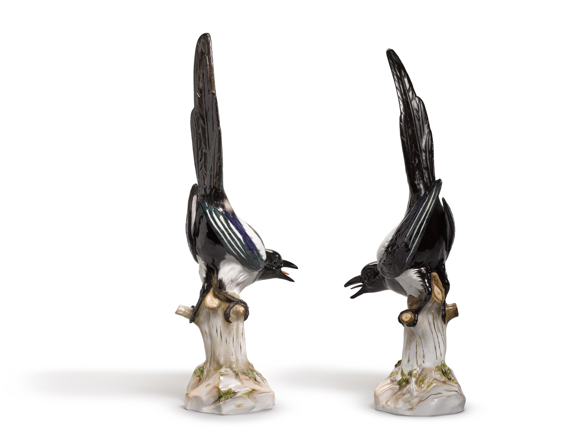 A pair of Meissen models of magpies, late 19th century | Easter Feast ...