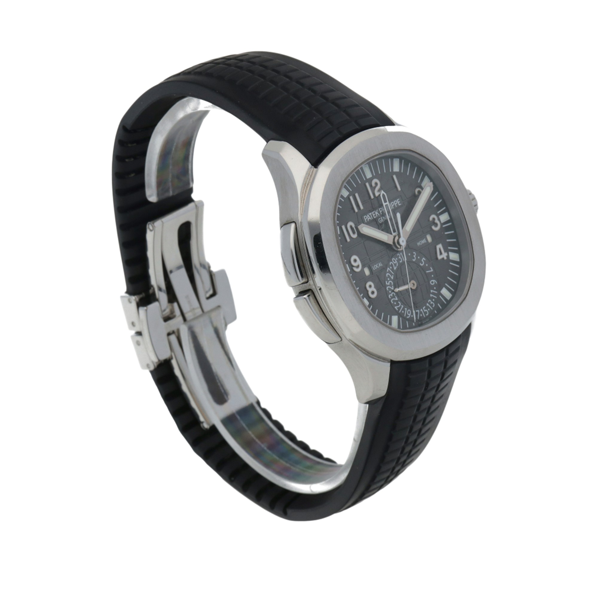 Aquanaut Travel Time, ref. 5164A-001 Stainless steel dual time zone ...