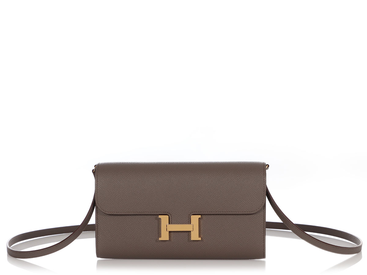 Hermès Etain Epsom Constance To Go Wallet Gold Hardware, 2020 Available ...