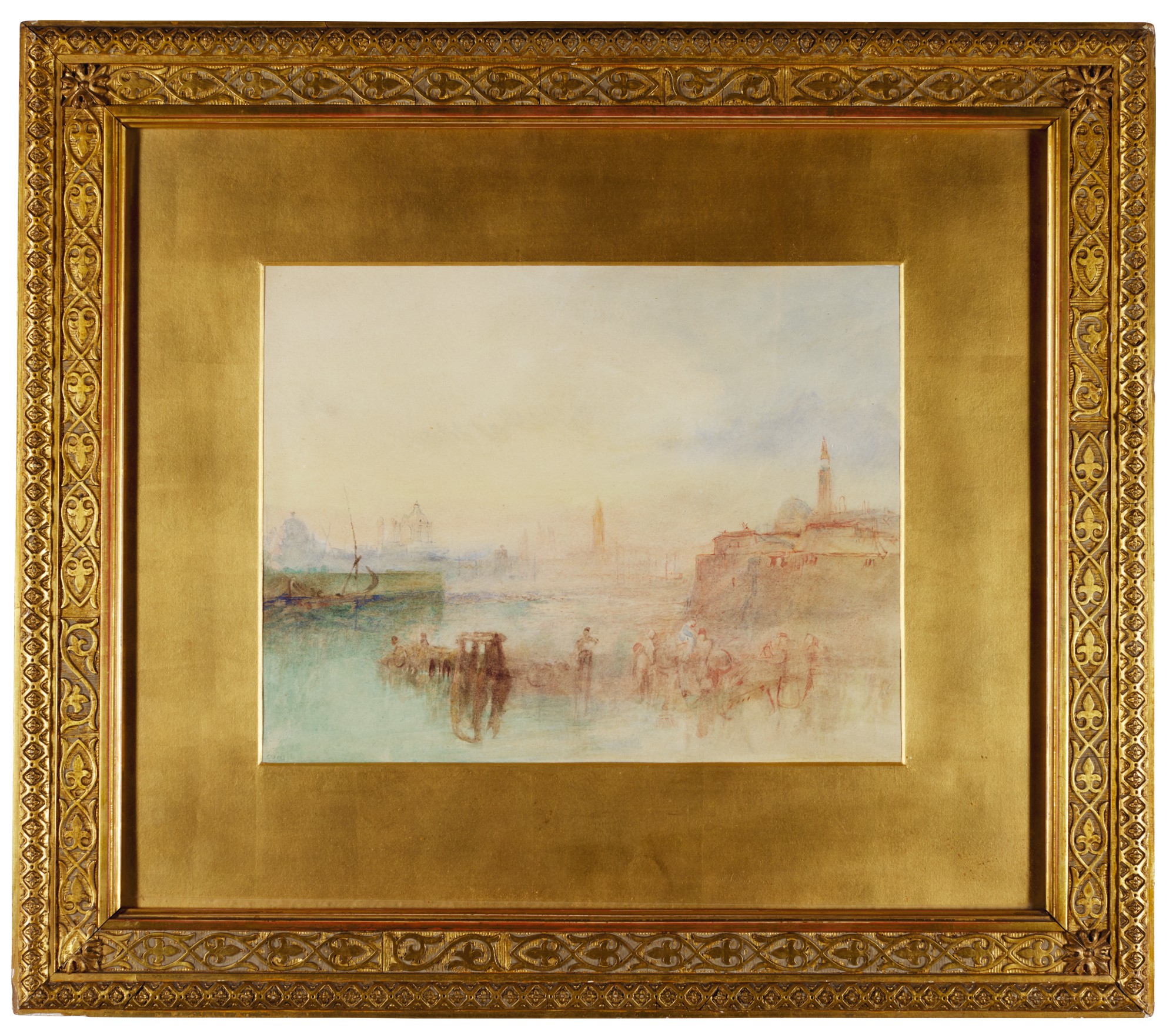 WILLIAM WARD | Venice: The Zitelle, Santa Maria della Salute, the ...