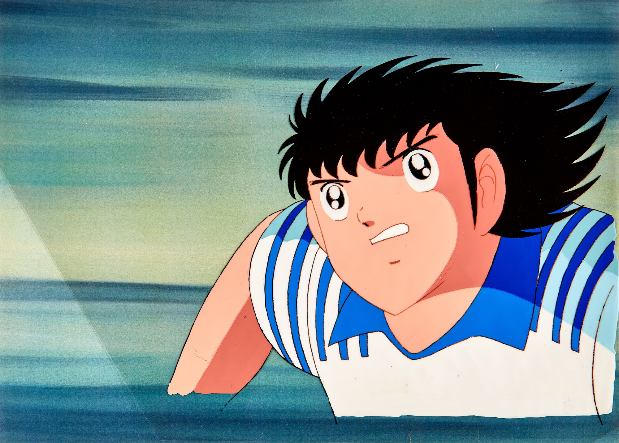 Tsubasa Oozora in Japanese Kit Animation Cel with Douga and Printed ...