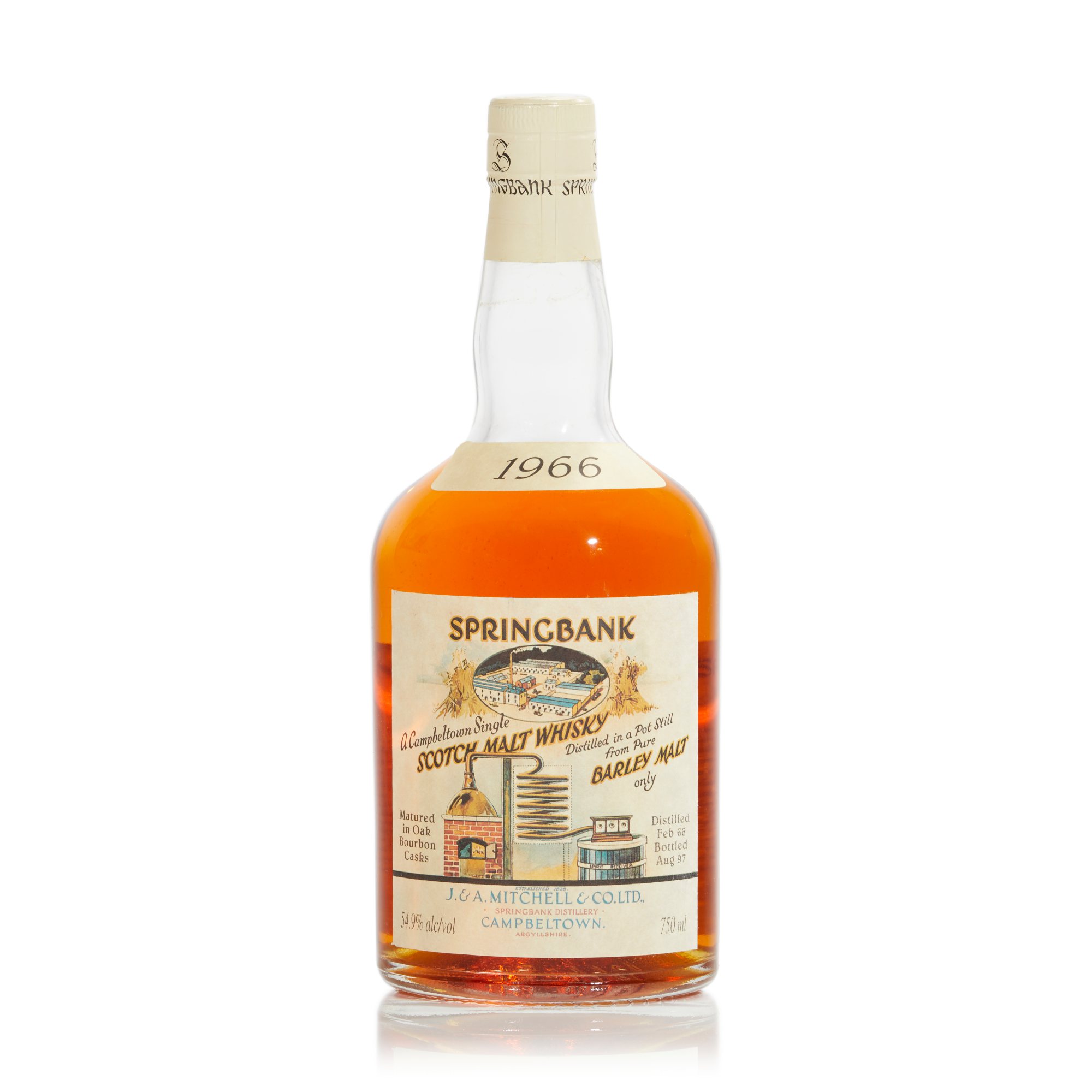 Springbank Local Barley 31 Year Old 54.9 abv 1966 (1 BT75) | The ...