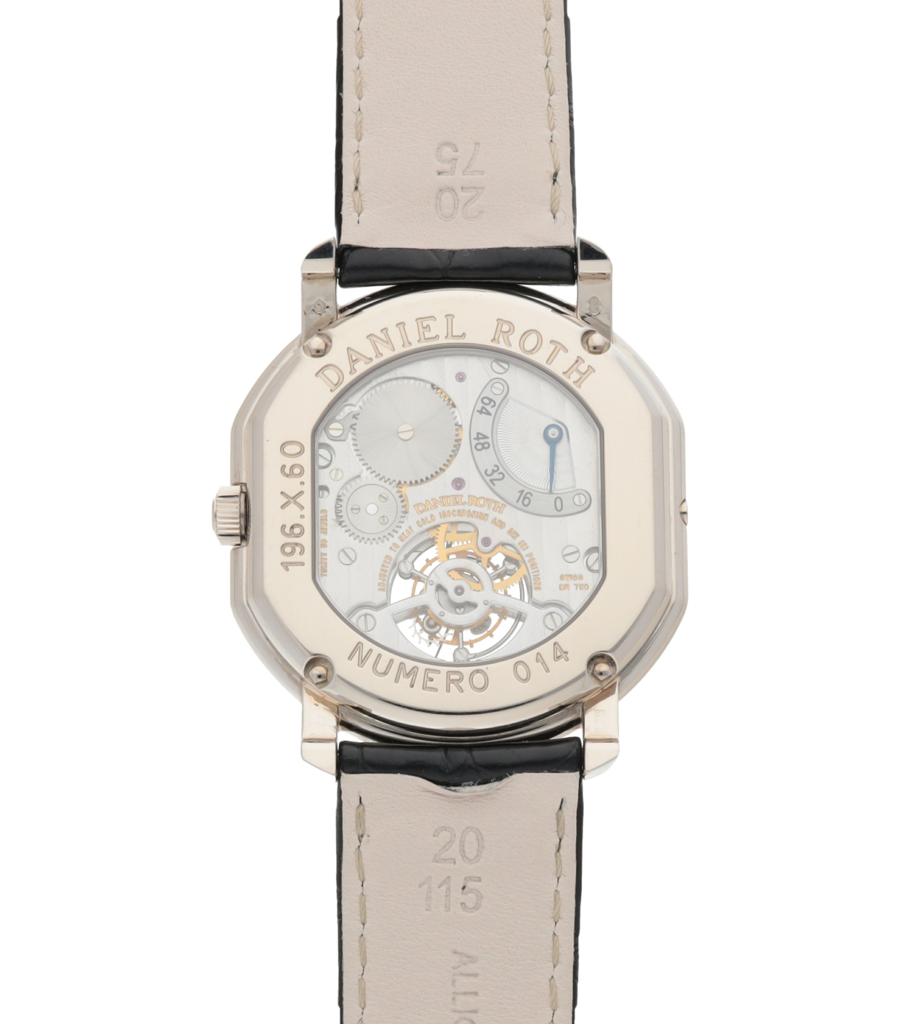 DANIEL ROTH | REF 196.X.60 WHITE GOLD TOURBILLON WRISTWATCH WITH ...