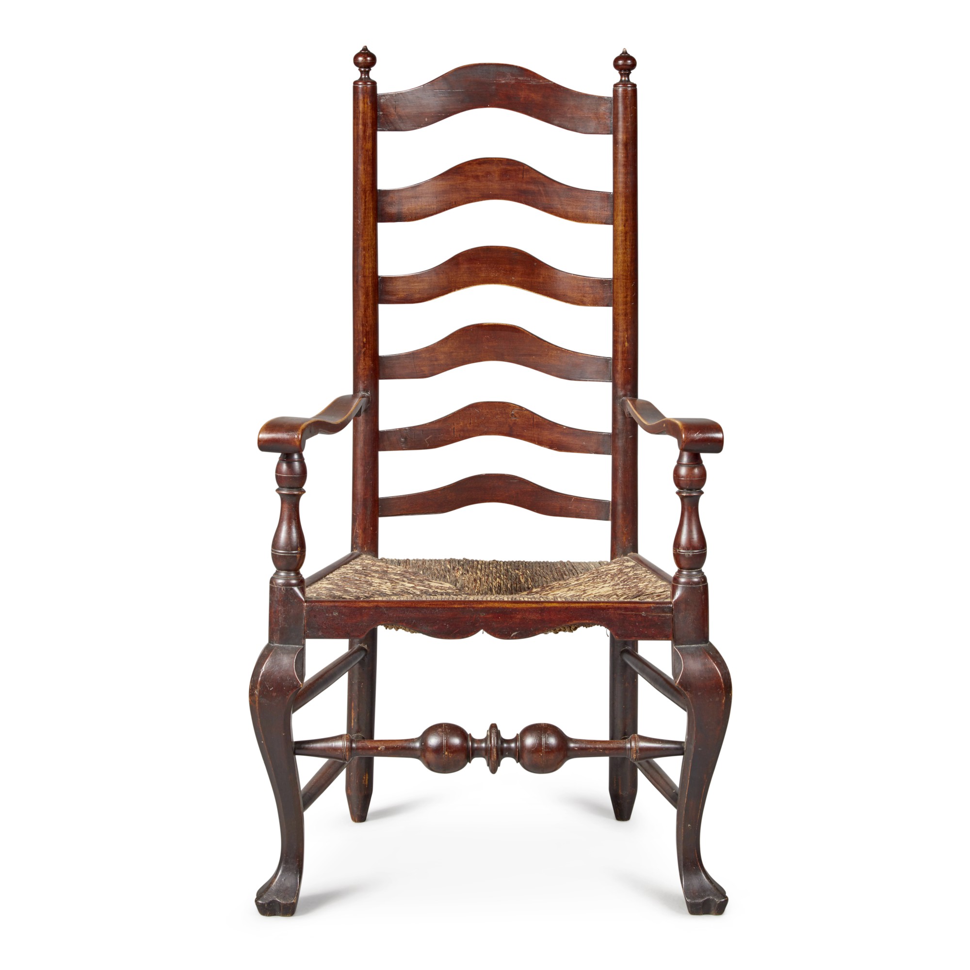 The Stokes Family Very Rare Queen Anne Brown-Painted Brown-Painted ...