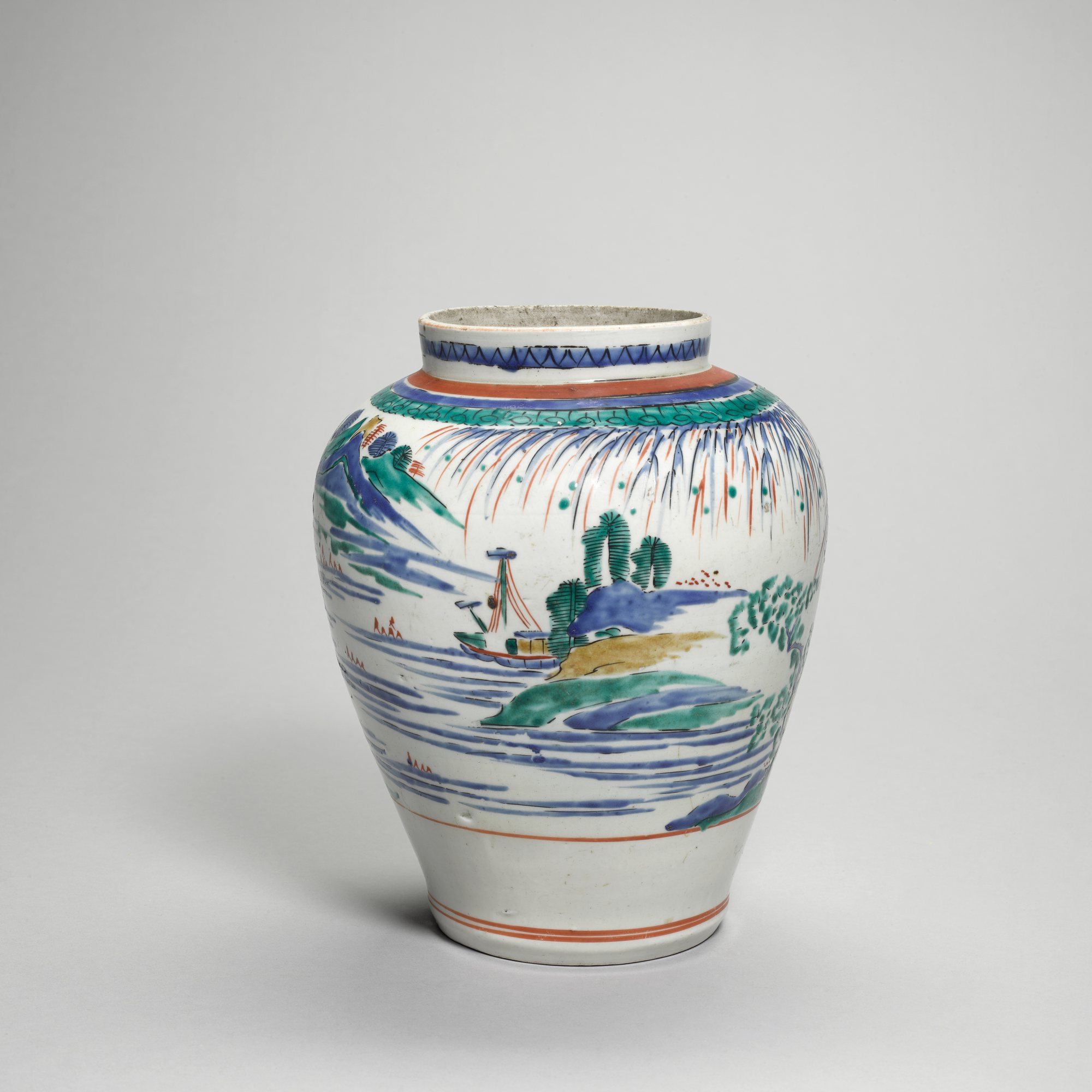 An early enamelled vase | Edo period, mid 17th century | Japanese Works ...