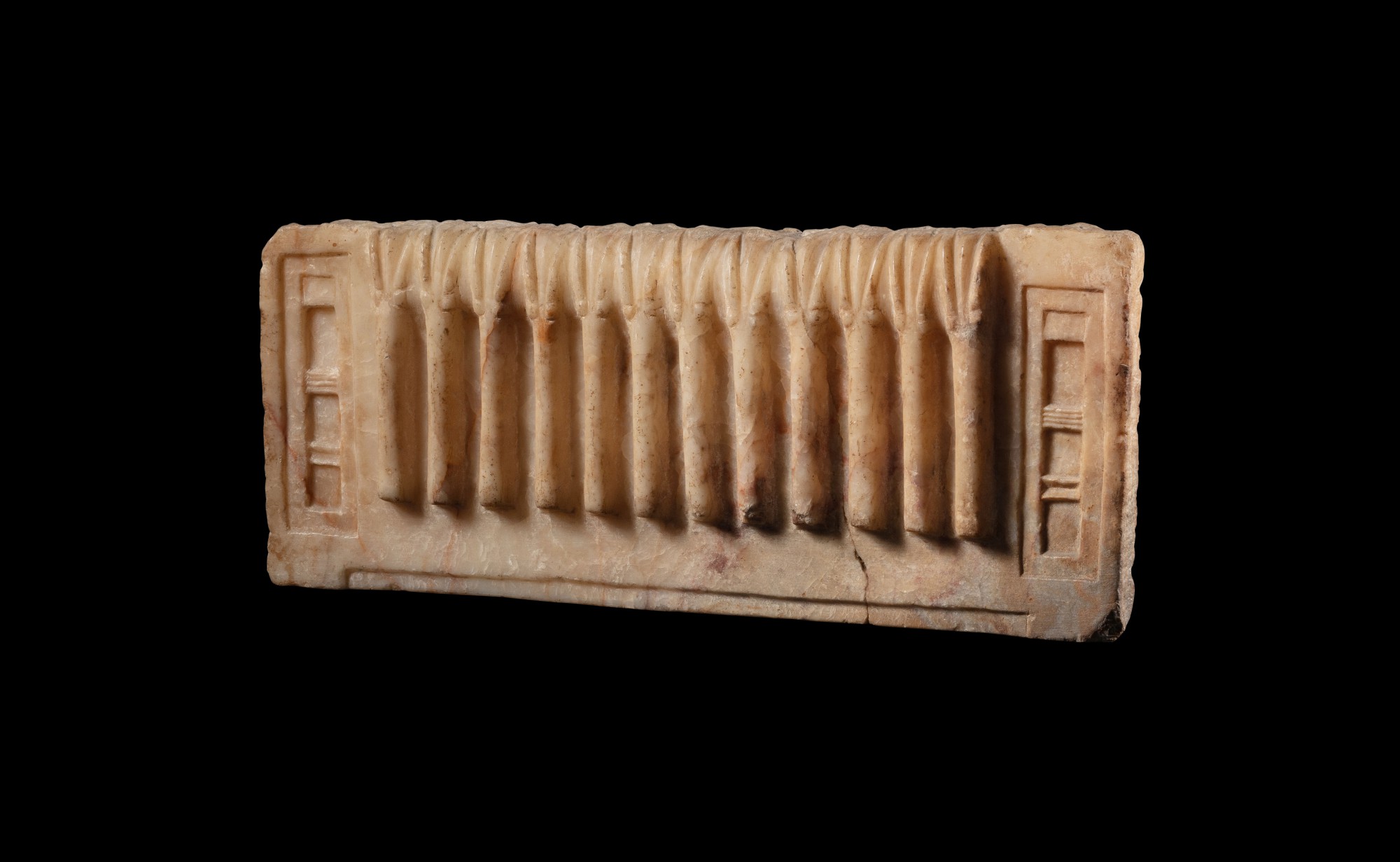 A South Arabian Alabaster Ibex Frieze, Qataban, 3rd Century B.C./1st ...