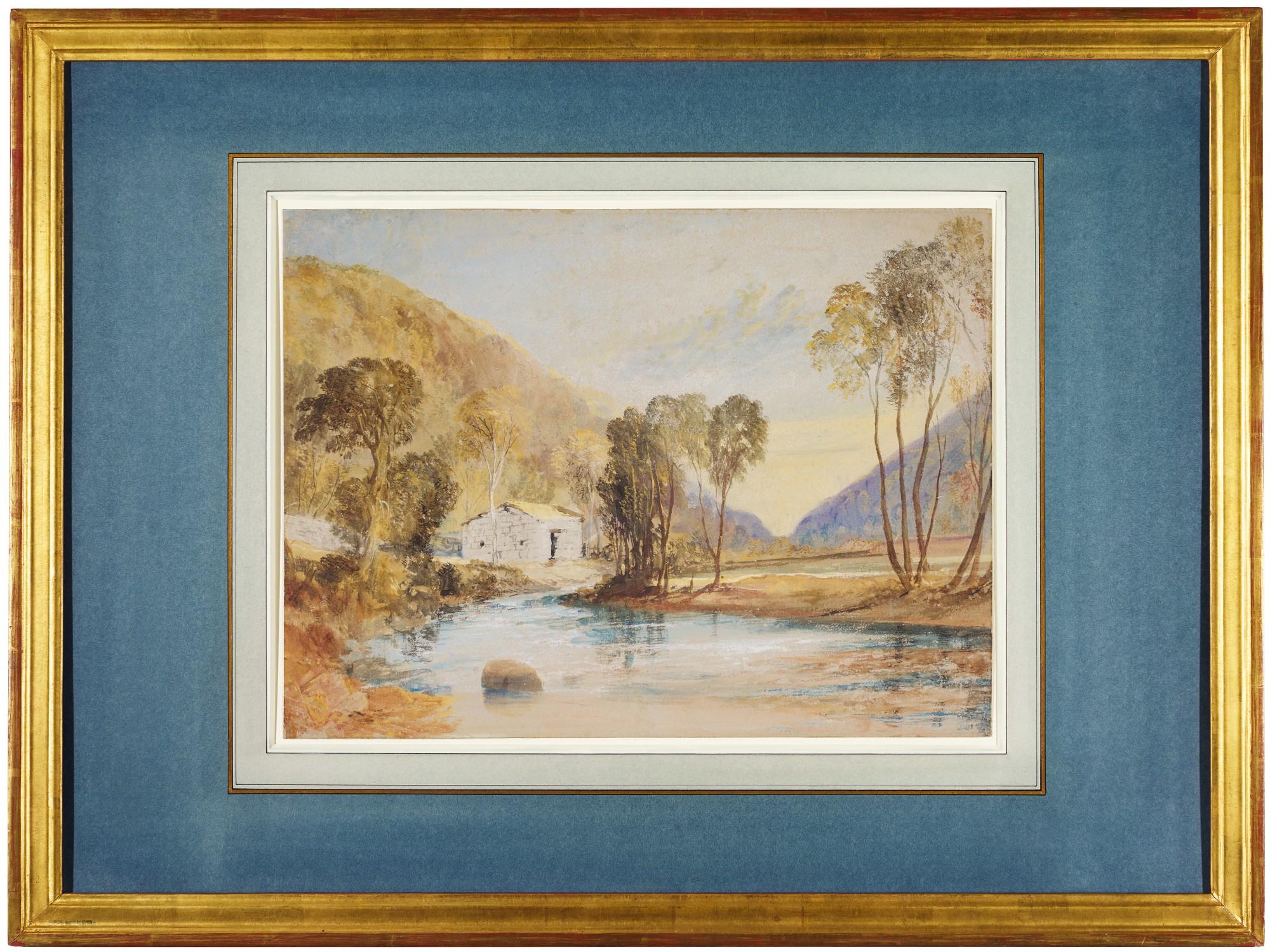 The River Washburn, near Lindley Bridge, Yorkshire | Old Master ...