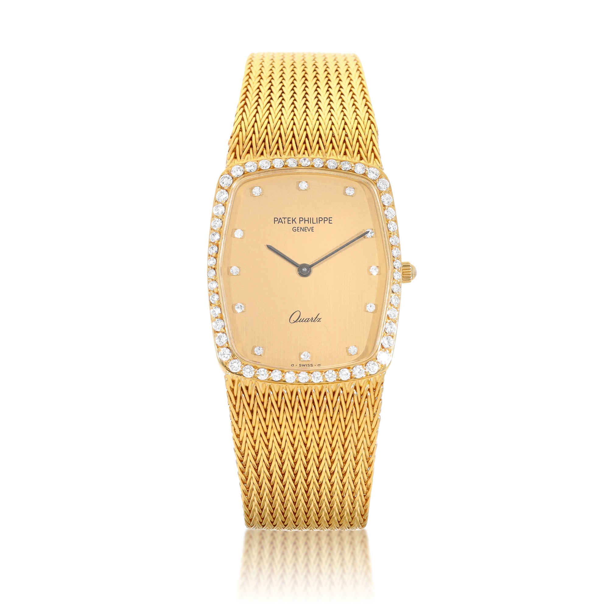 Patek Philippe | Reference 3870, A yellow gold and diamond-set bracelet ...