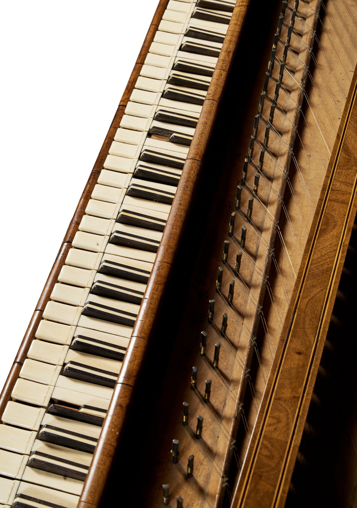 A George I Walnut Bentside Spinet, by Thomas Hitchcock the Younger ...