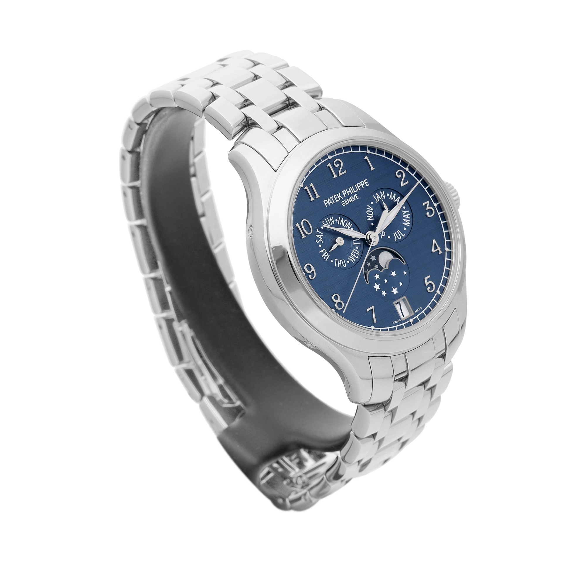 Reference 4947 | A stainless steel annual calendar wristwatch with date ...