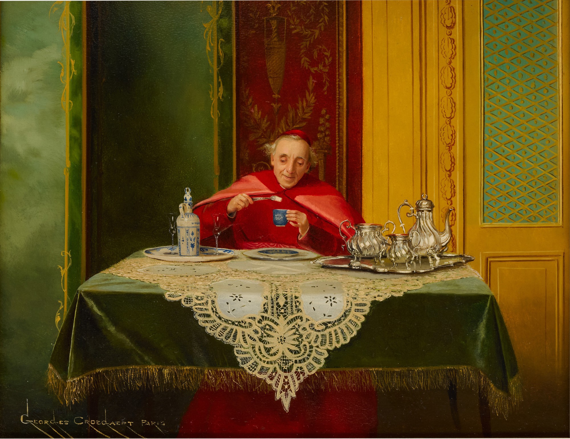 Cardinal Taking Tea | The European Art Sale Part II | 2022 | Sotheby's