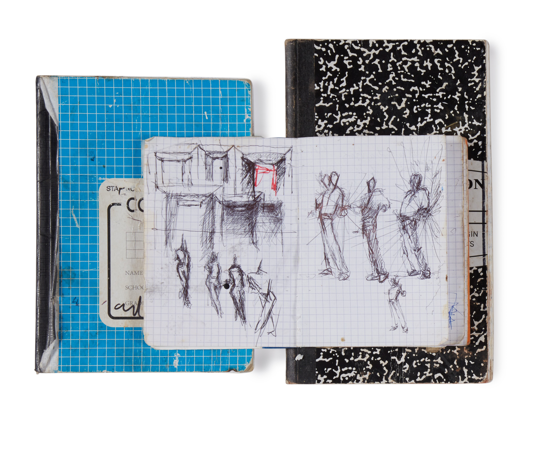 Richard Hambleton Untitled (Three Graph Books) Available For Immediate ...