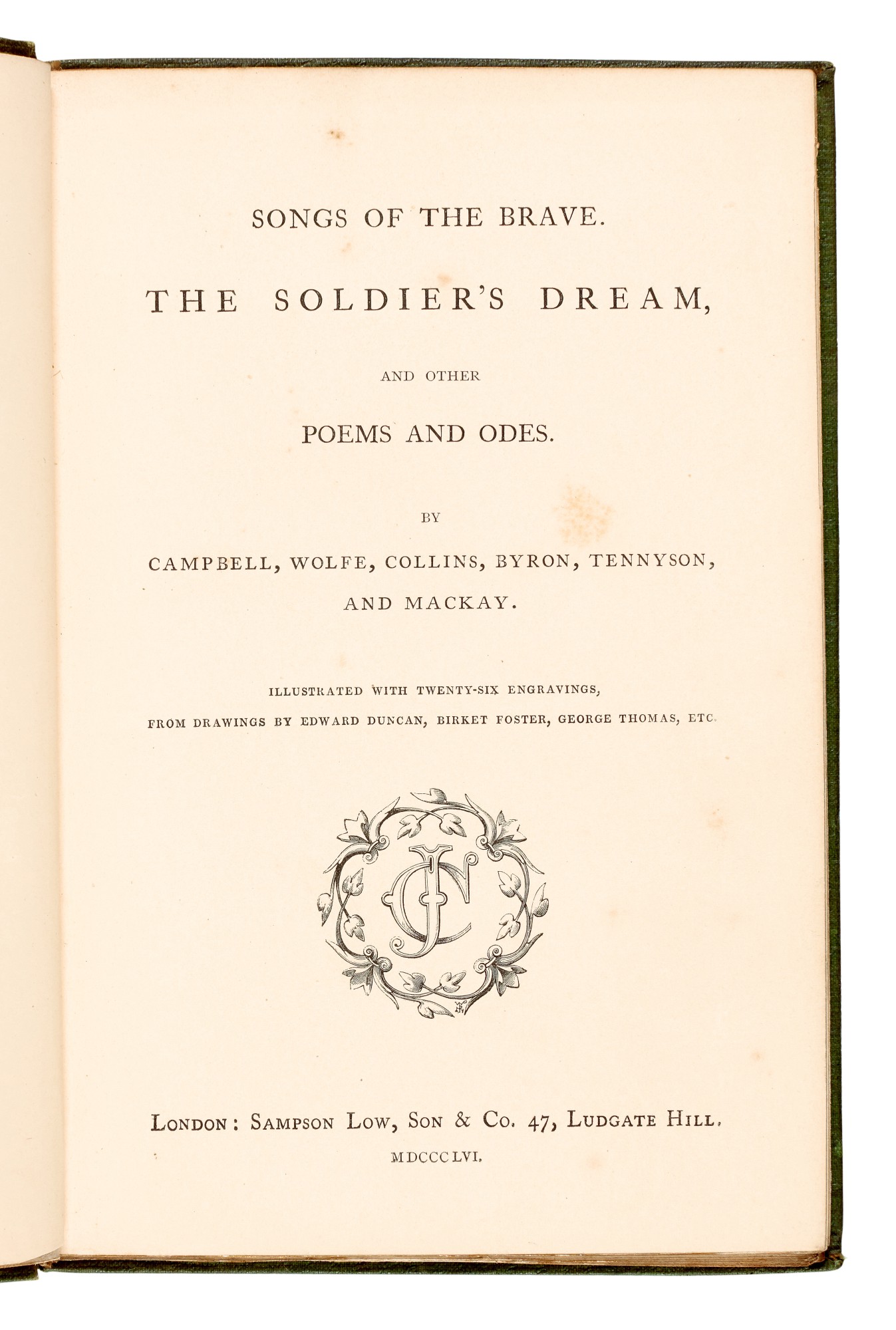 Queen Victoria | Inscribed copy of a volume of poems, Songs of the ...