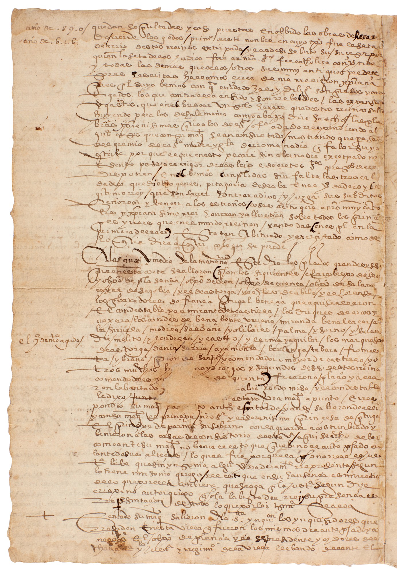 Spanish Inquisition | Manuscript eyewitness account of an early auto-da ...