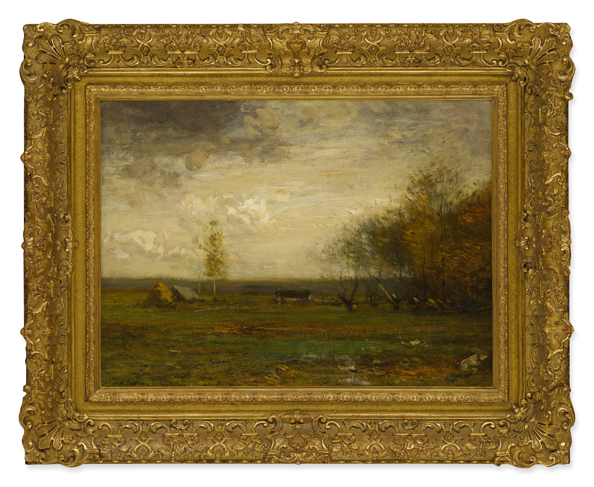 JOHN FRANCIS MURPHY | LANDSCAPE WITH HAYSTACK | American Art Online ...
