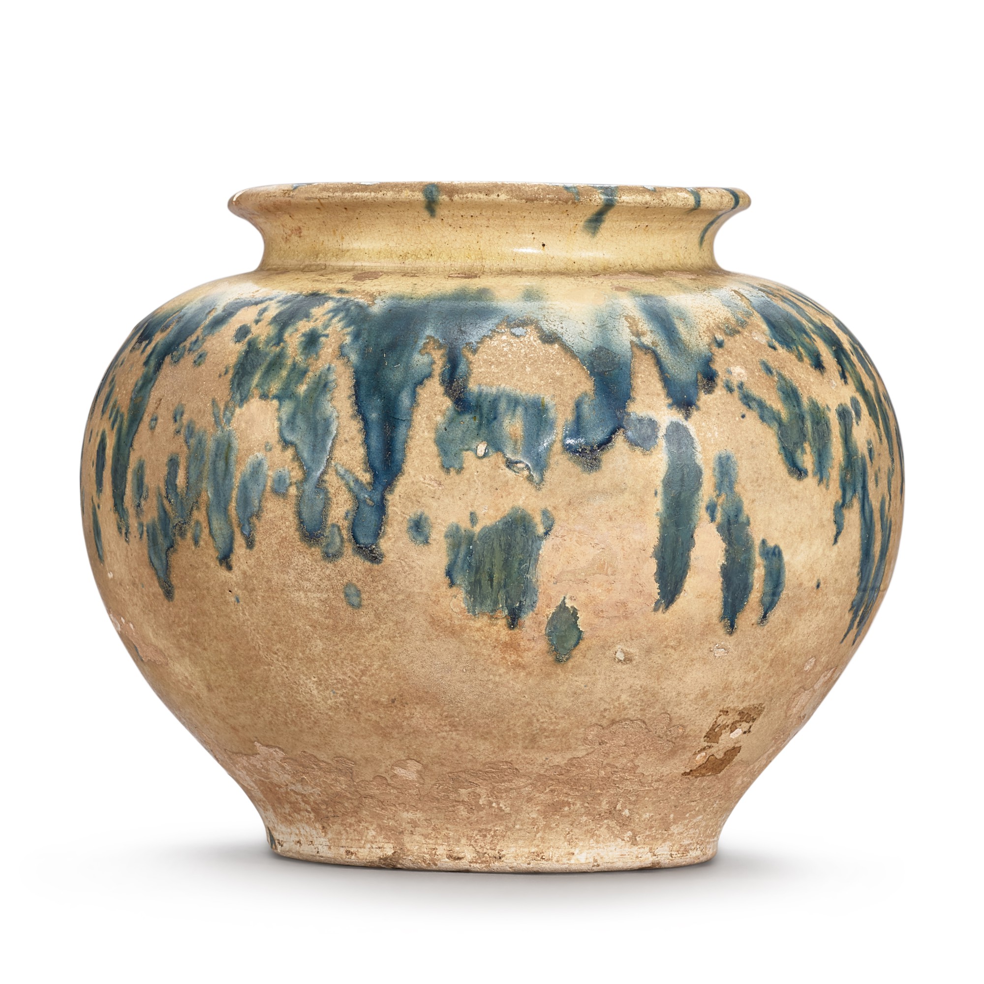 A blue-splashed jar, Tang dynasty 唐 灑藍彩罎 | CHINA / 5000 YEARS | | Sotheby's