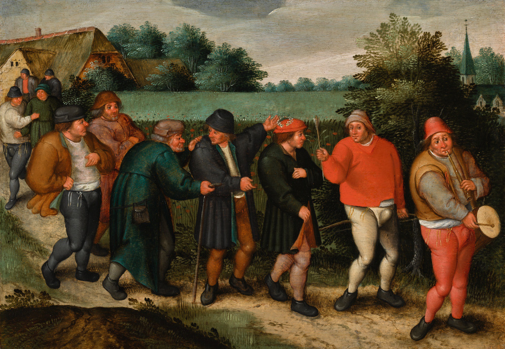 MARTEN VAN CLEVE THE ELDER | The Procession of the Bride; The ...