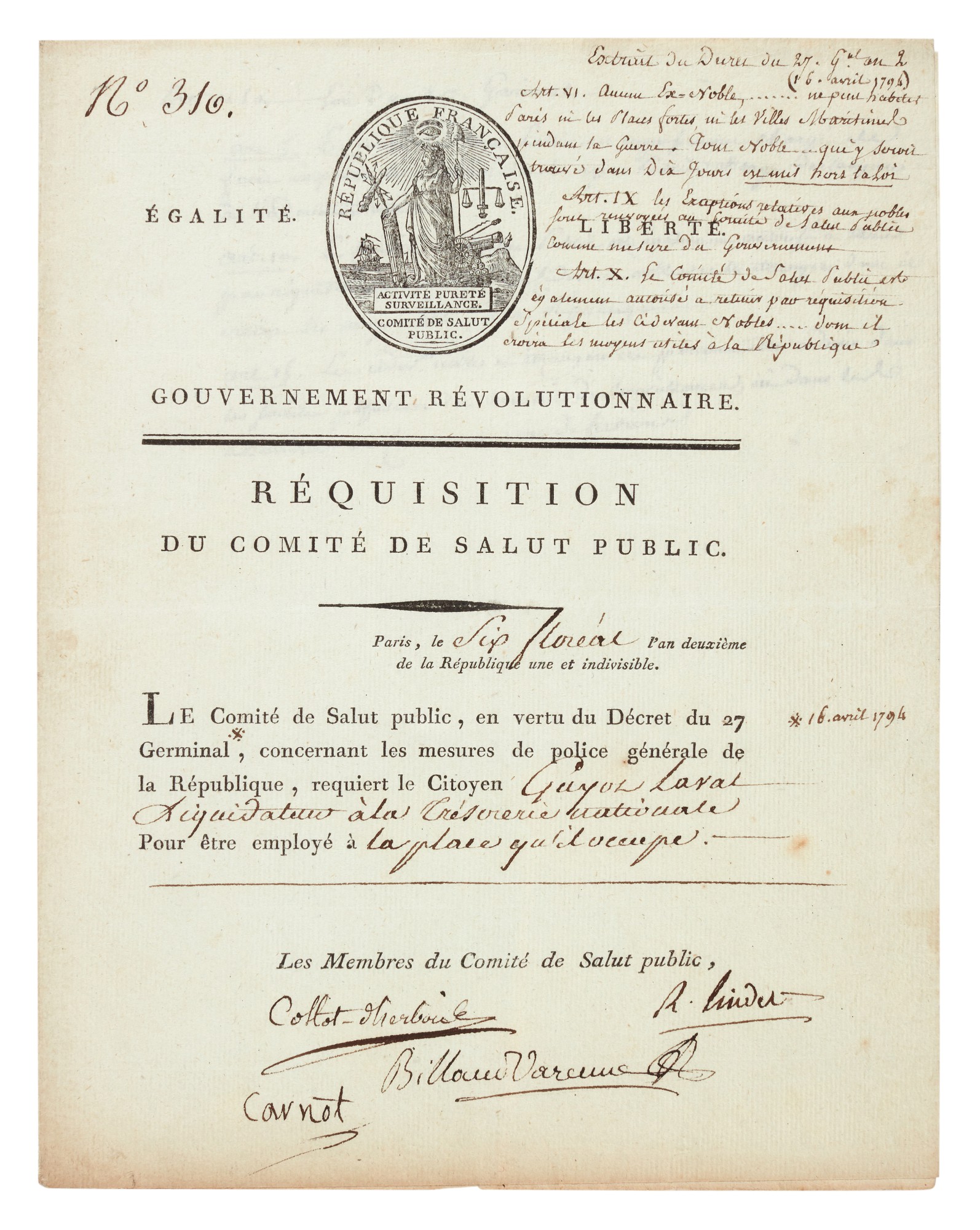 French Revolution--Comité de salut public | A collection of seven ...