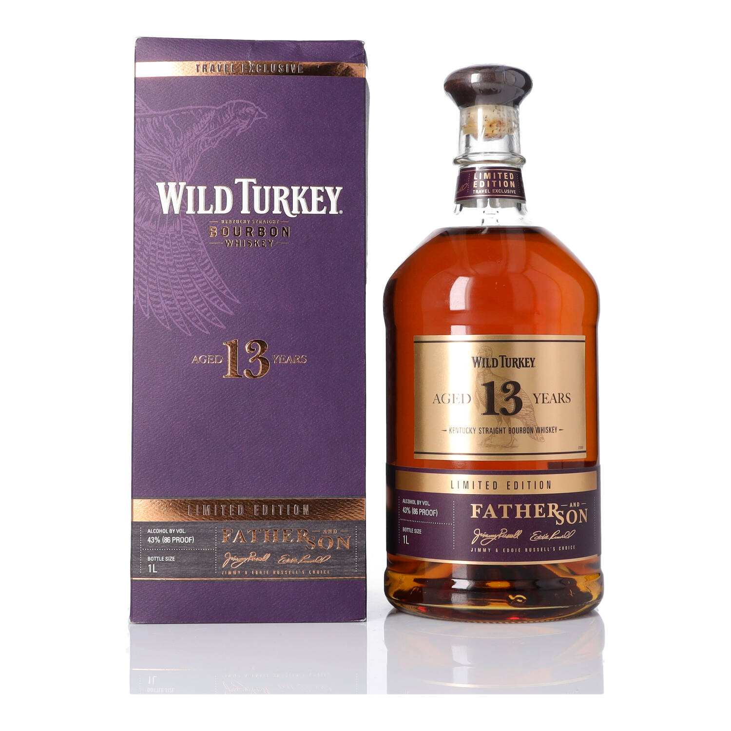 Wild Turkey 13 Year Old Fathers & Son Bourbon 86 Proof NV (1 BT 1L) | Whisky & Whiskey | Online ...