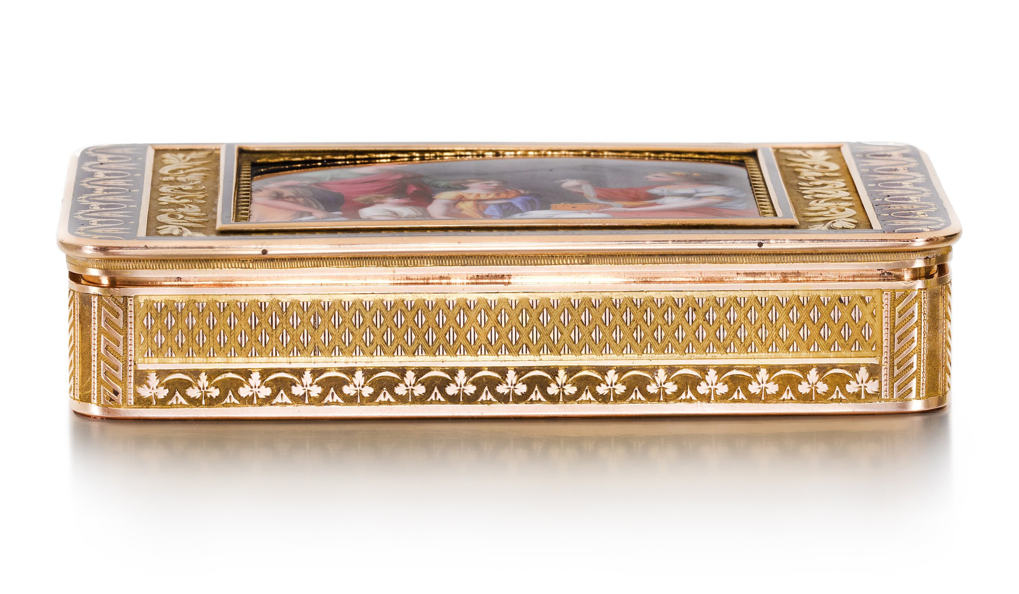 A gold and enamel snuff box, Hanau, circa 1805 | Gold Boxes, Ceramics ...