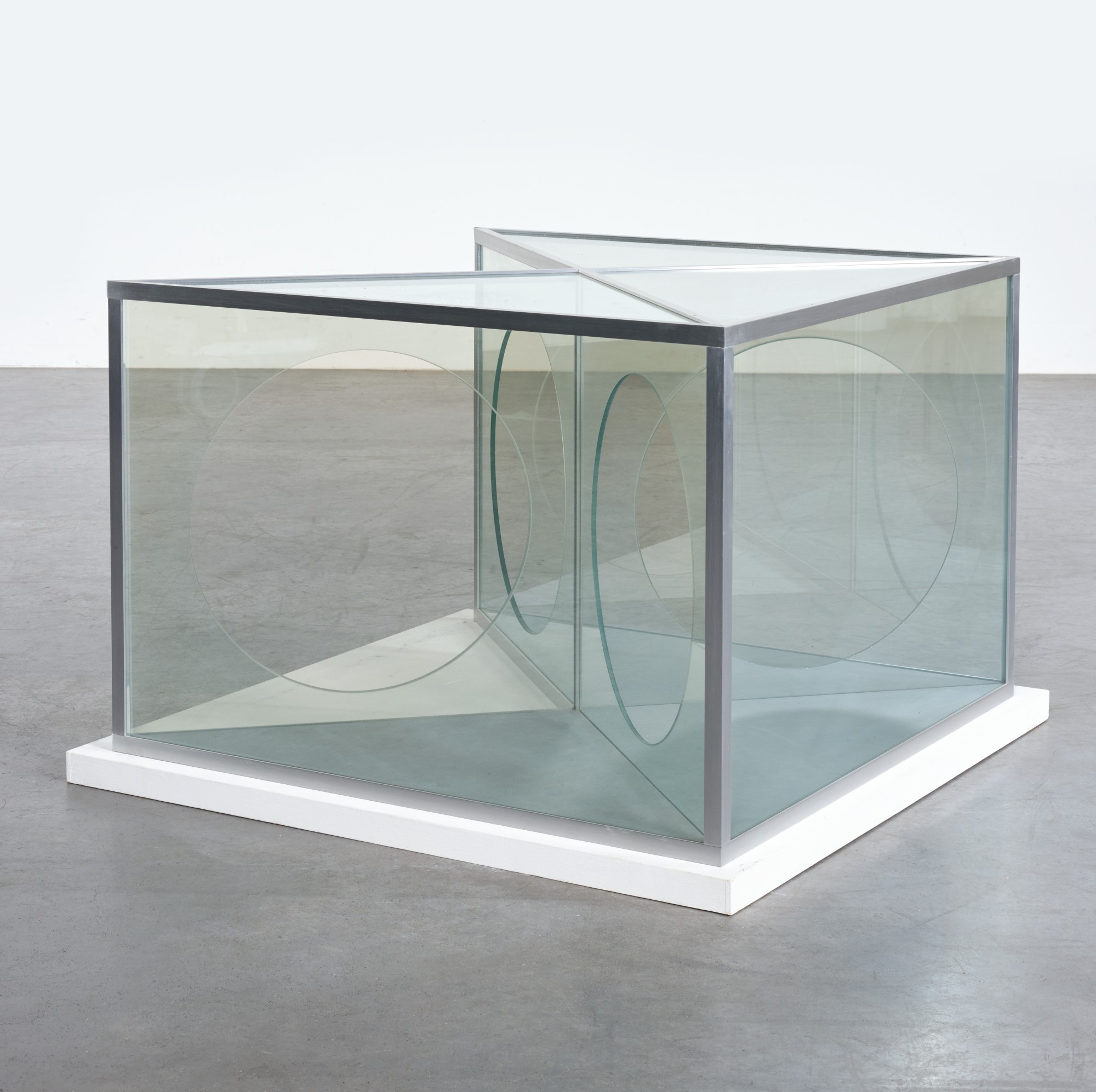 DAN GRAHAM | MODEL FOR PAVILLION WITH CHINESE MOON GATE | Contemporary ...