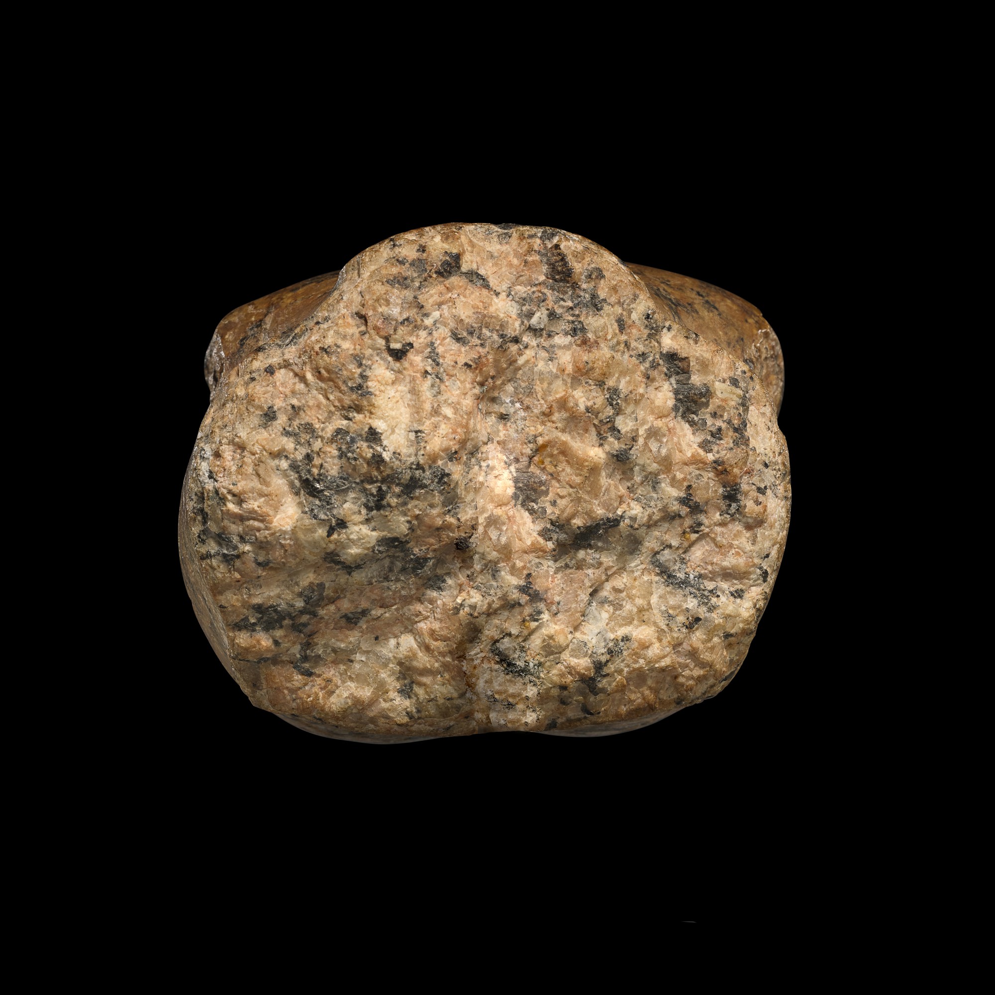 AN EGYPTIAN RED GRANITE HEAD OF A URAEUS SERPENT, NEW KINGDOM, PROBABLY ...