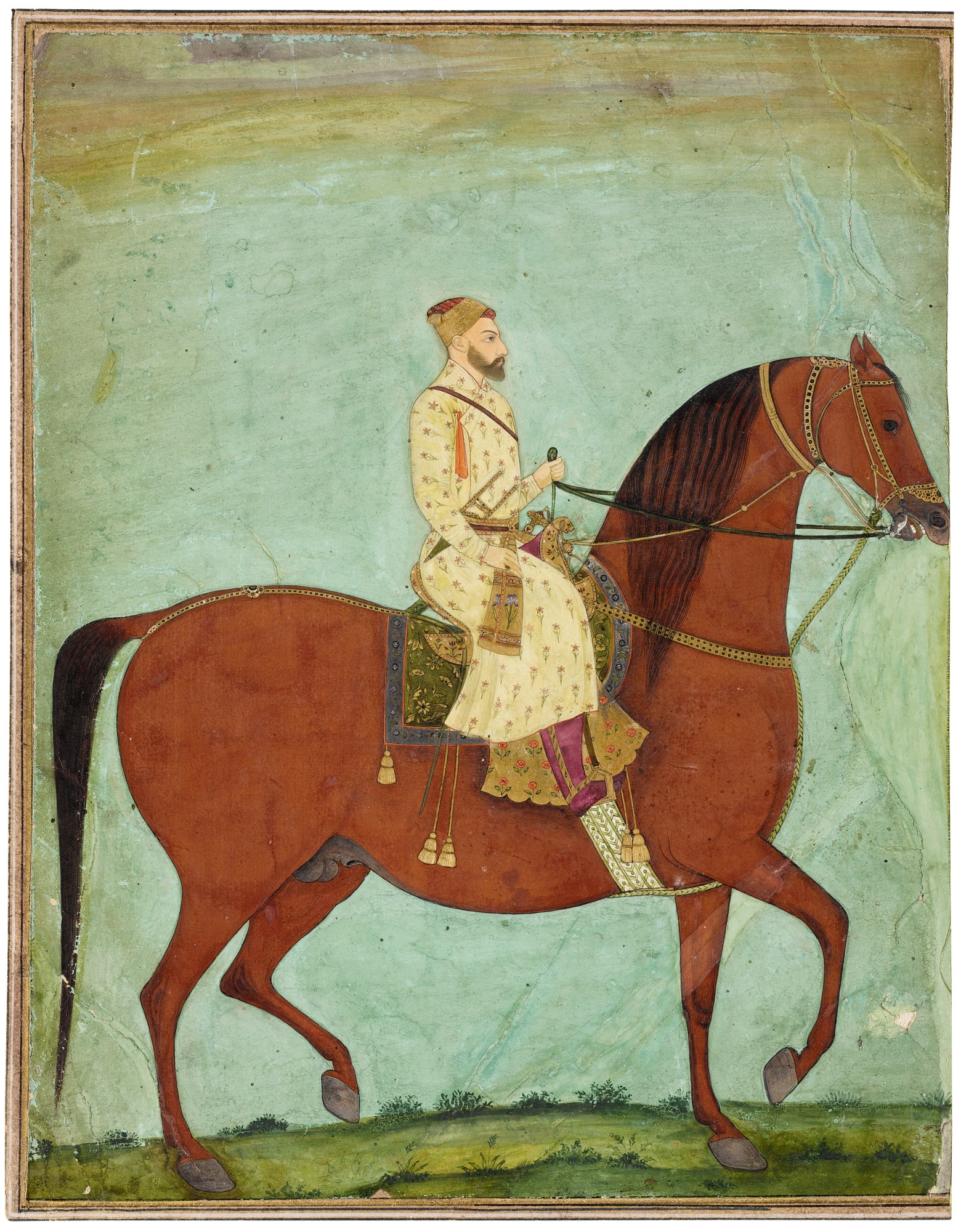 An important 114-page album of Mughal miniatures and calligraphy, India ...