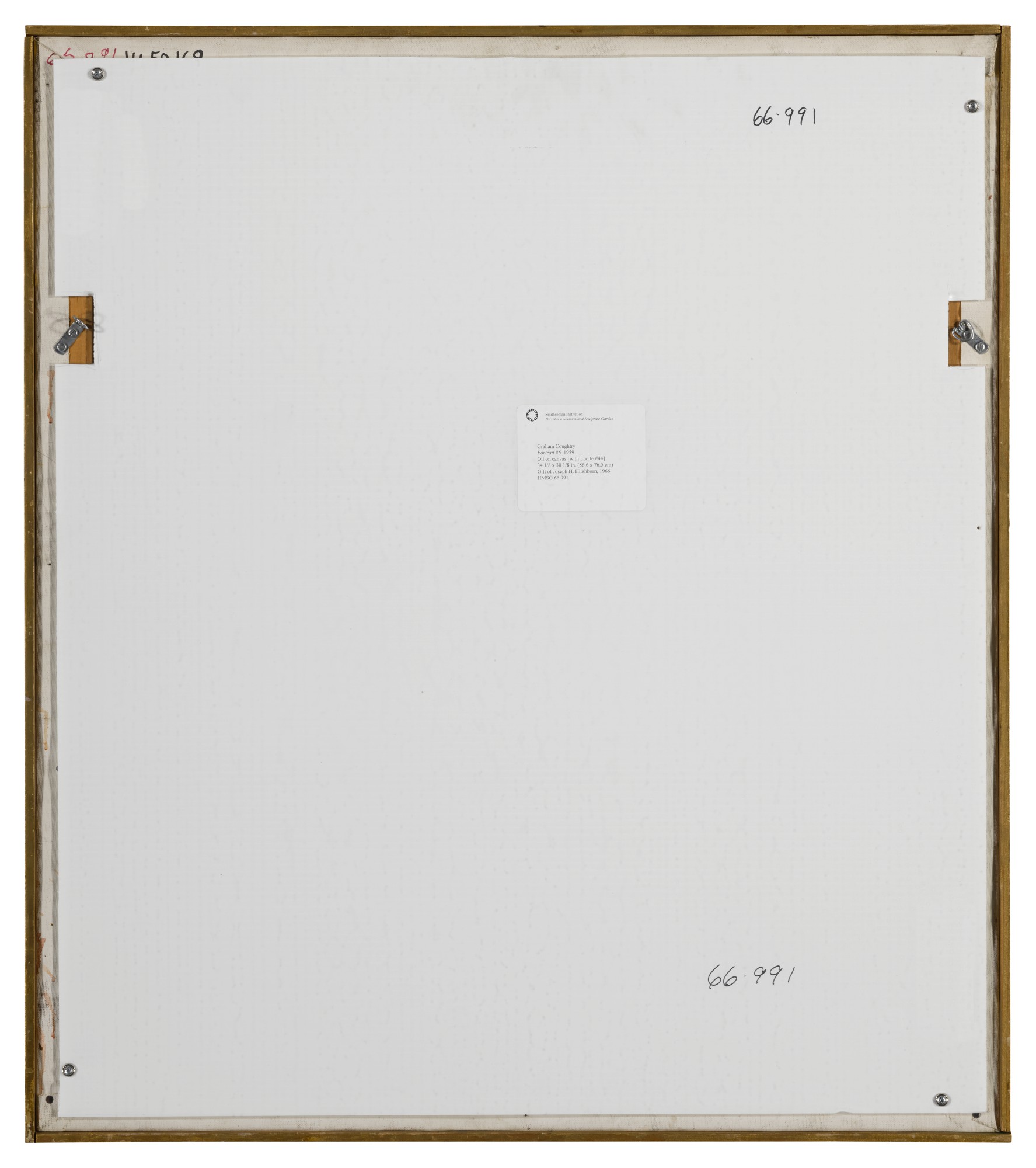 JOHN GRAHAM COUGHTRY | PORTRAIT #6 | Joseph H. Hirshhorn: Collector for ...