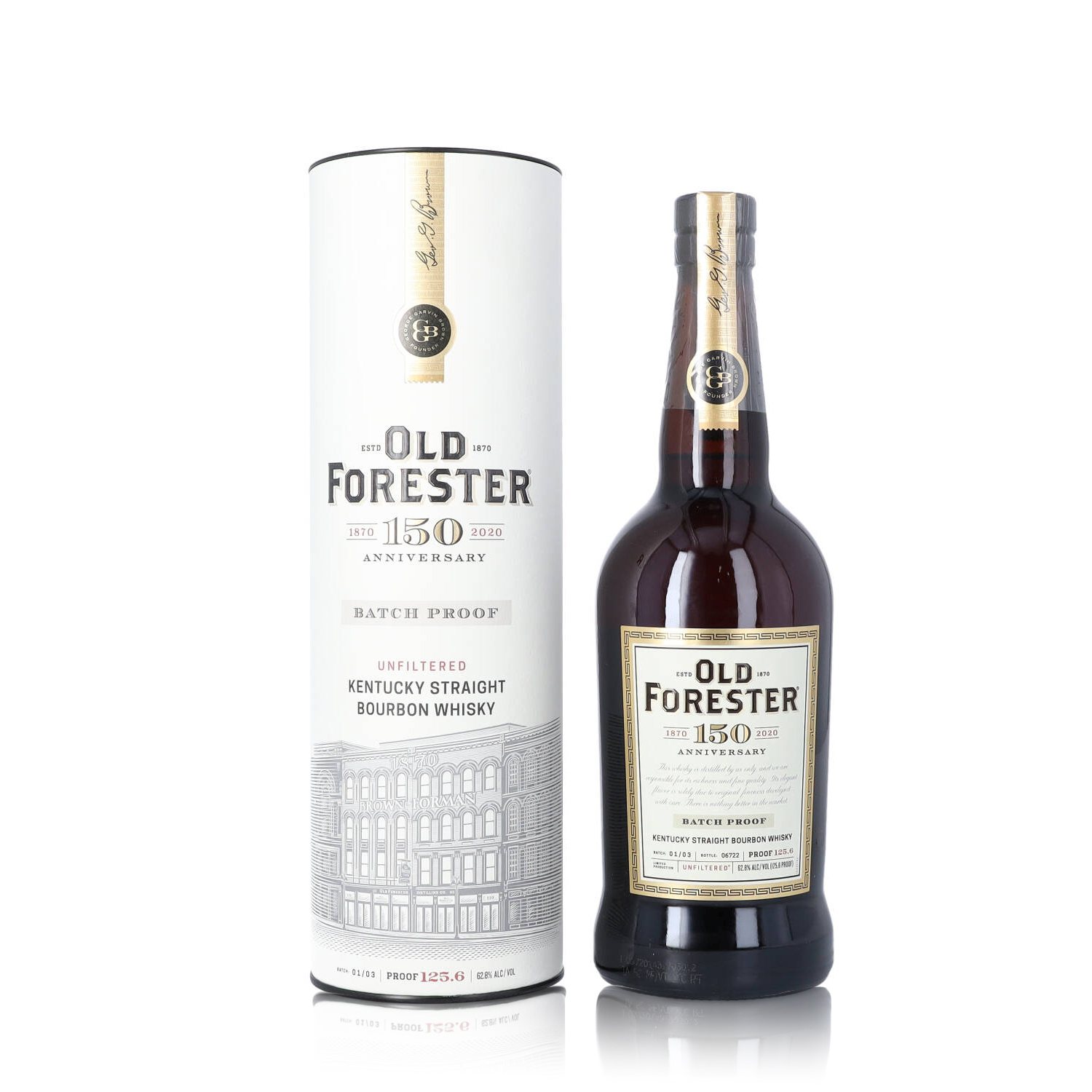 Old Forester 150th Anniversary 125.6 proof NV (1 BT75) | Whisky ...
