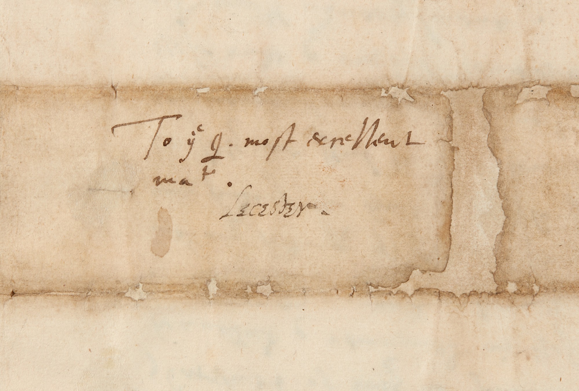 Robert Dudley, Earl of Leicester | Autograph letter signed, to Queen ...