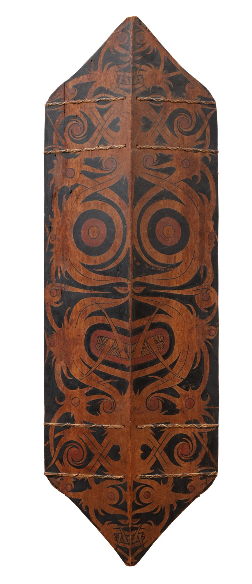 Bouclier klau, Kayan Dayak, Kalimantan, Bornéo, Indonésie | Kayan Dayak klau shield, Kalimantan ...