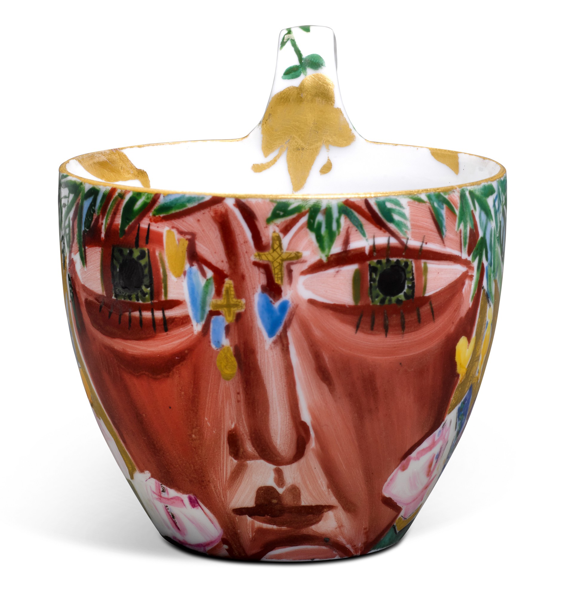 Red Face: A Soviet porcelain cup and saucer, State Porcelain Factory ...