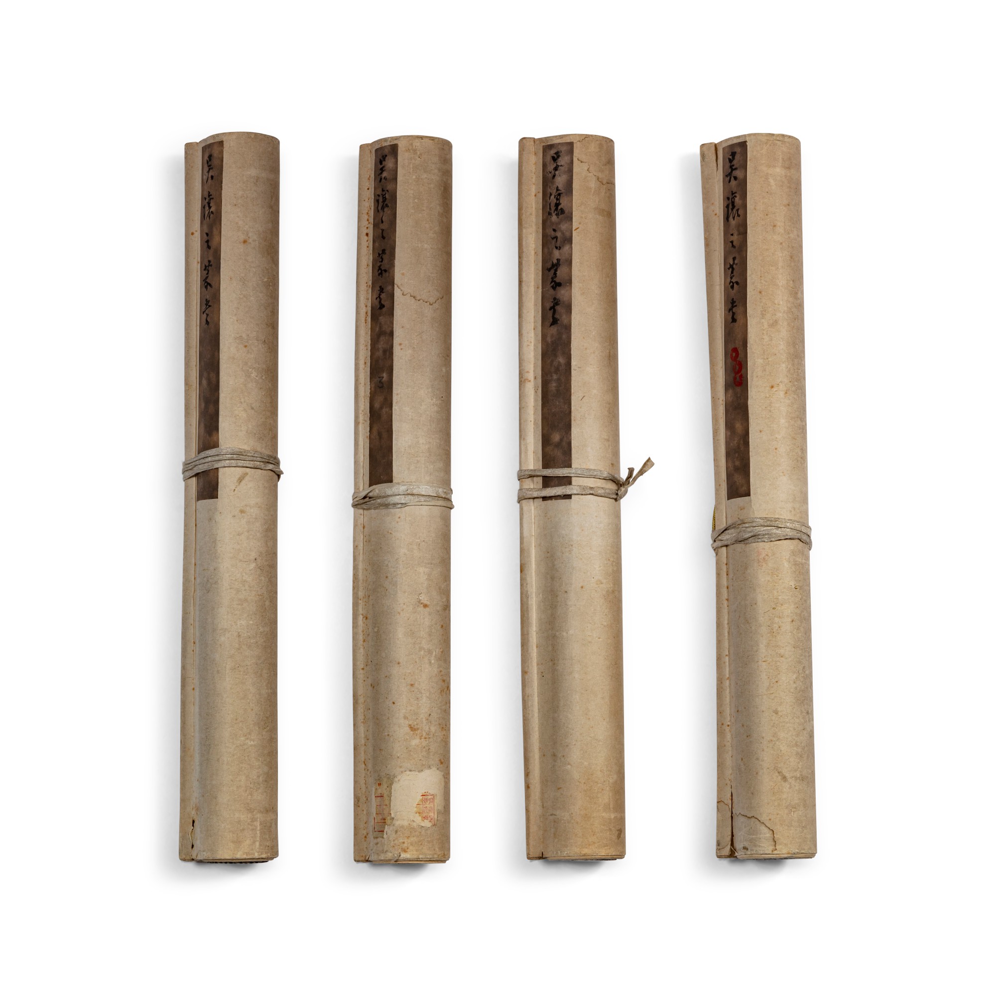 Wu Xizai (1799-1870) Essai en calligraphie de style des scribes ...