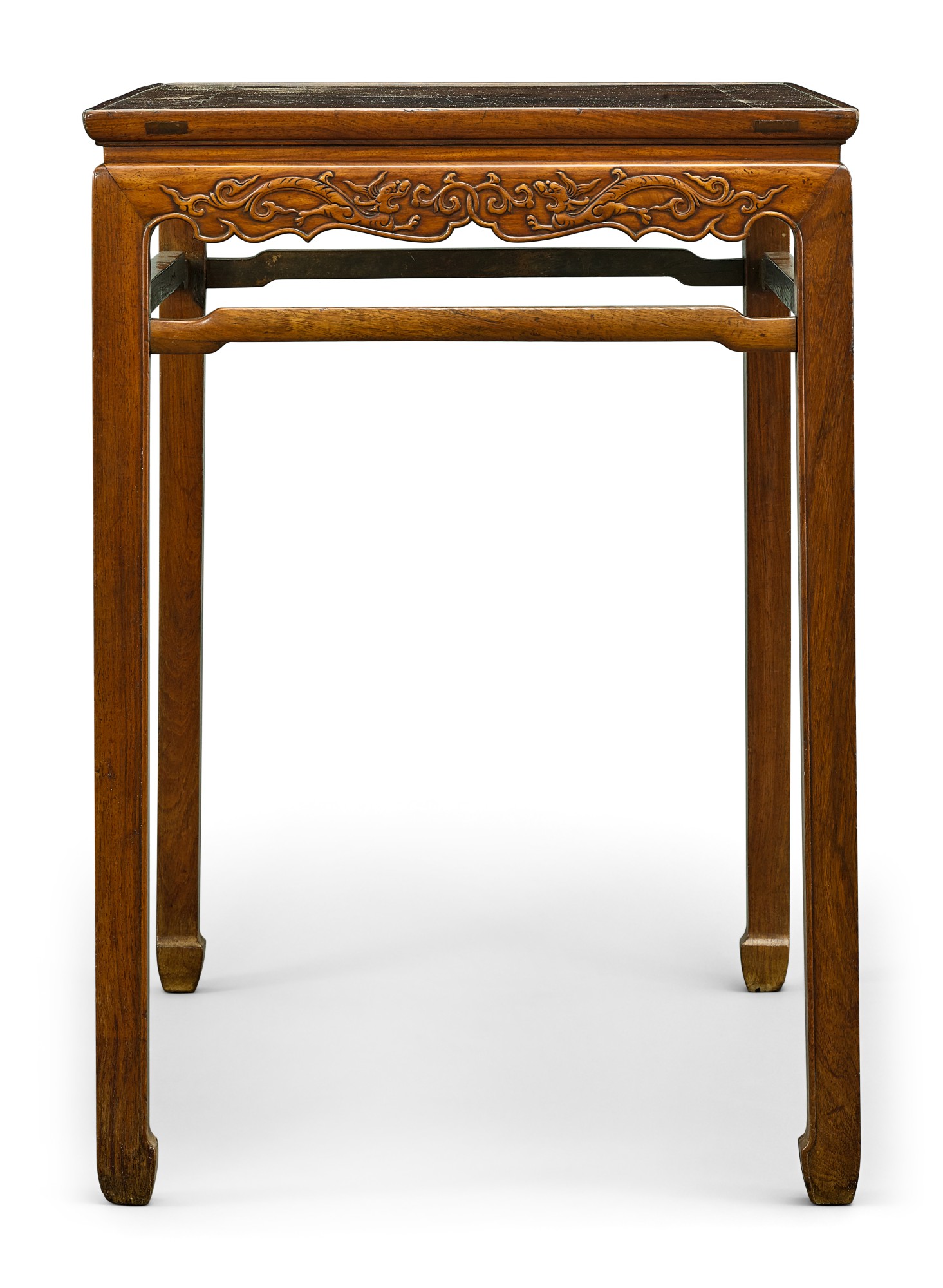 A HUANGHUALI 'CHILONG' TABLE 17TH CENTURY | 十七世紀 黃花梨螭龍紋半桌 | CHINA ...