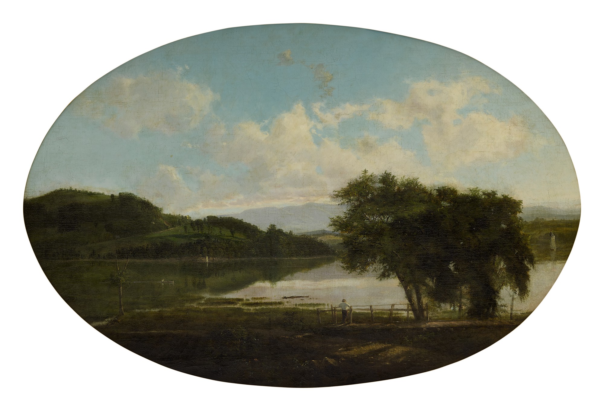ARTHUR PARTON | LANDSCAPE WITH FIGURE AND FENCE | All That Is Glorious ...