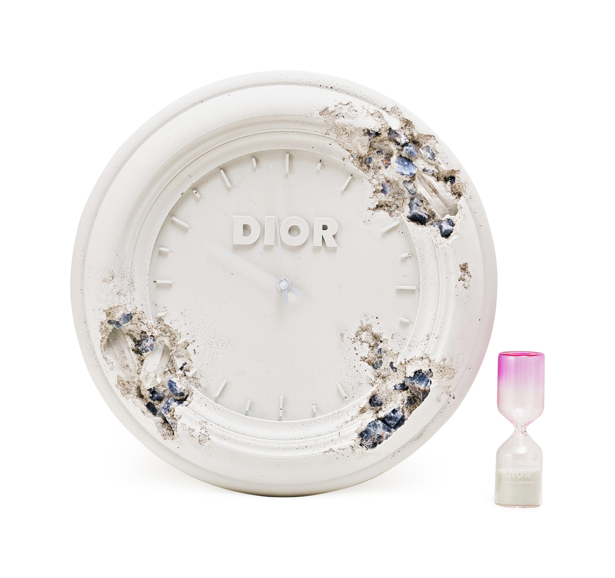 DANIEL ARSHAM X DIOR 丹尼爾·阿爾軒 X Dior | ATELIER ERODED CLOCK 侵蝕時鐘 ...