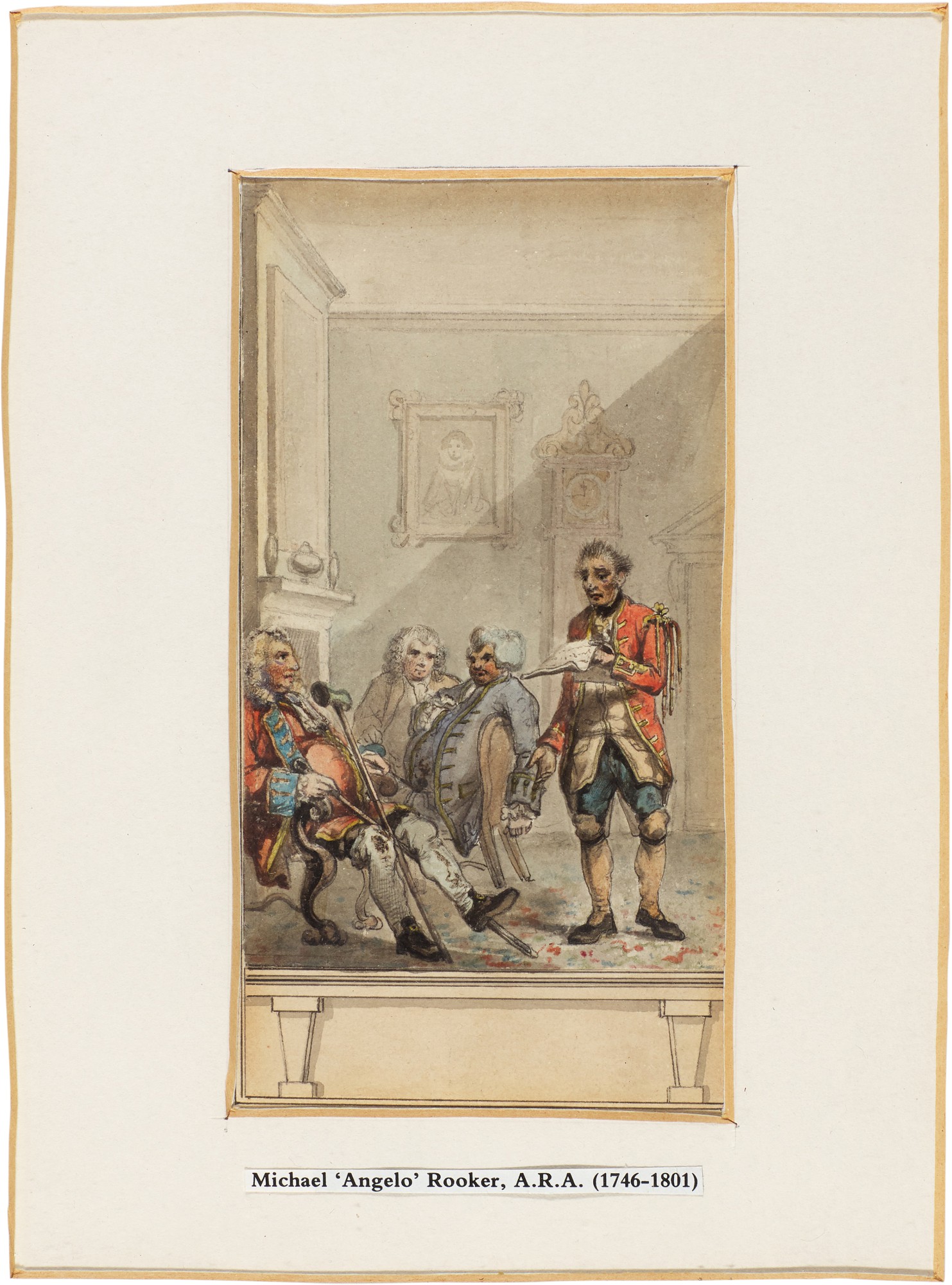Corporal Trim reading the Sermon, from Laurence Sterne’s The Life and ...