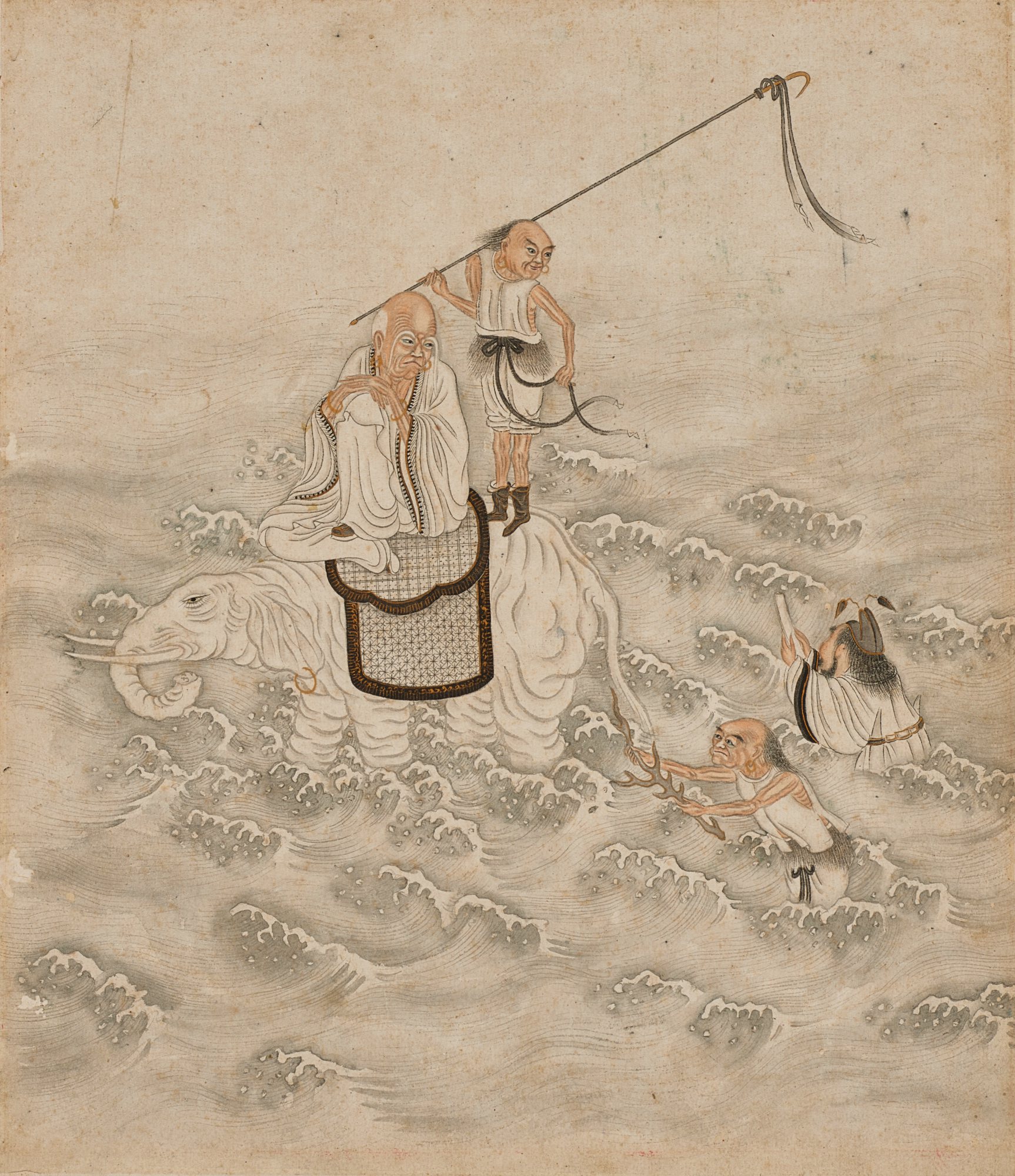 Ding Yunpeng 1547 - 1635 丁雲鵬 | Lohans 應真圖 | Fine Classical Chinese ...