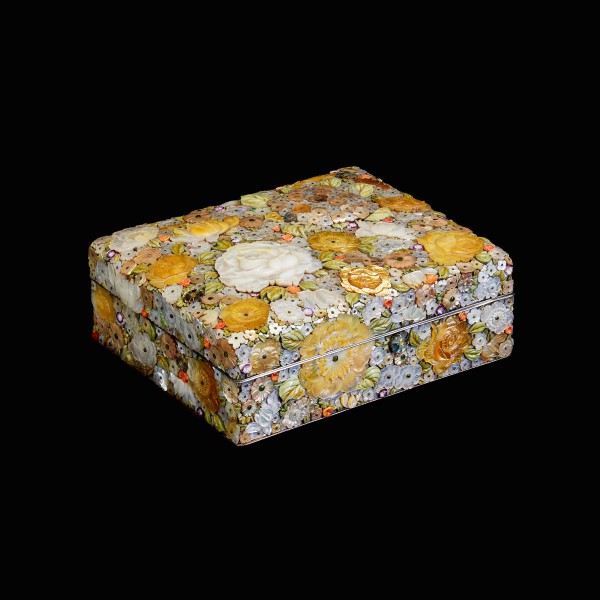 Japan, Meiji period, late 19th century | Shibayama Box and Cover ...