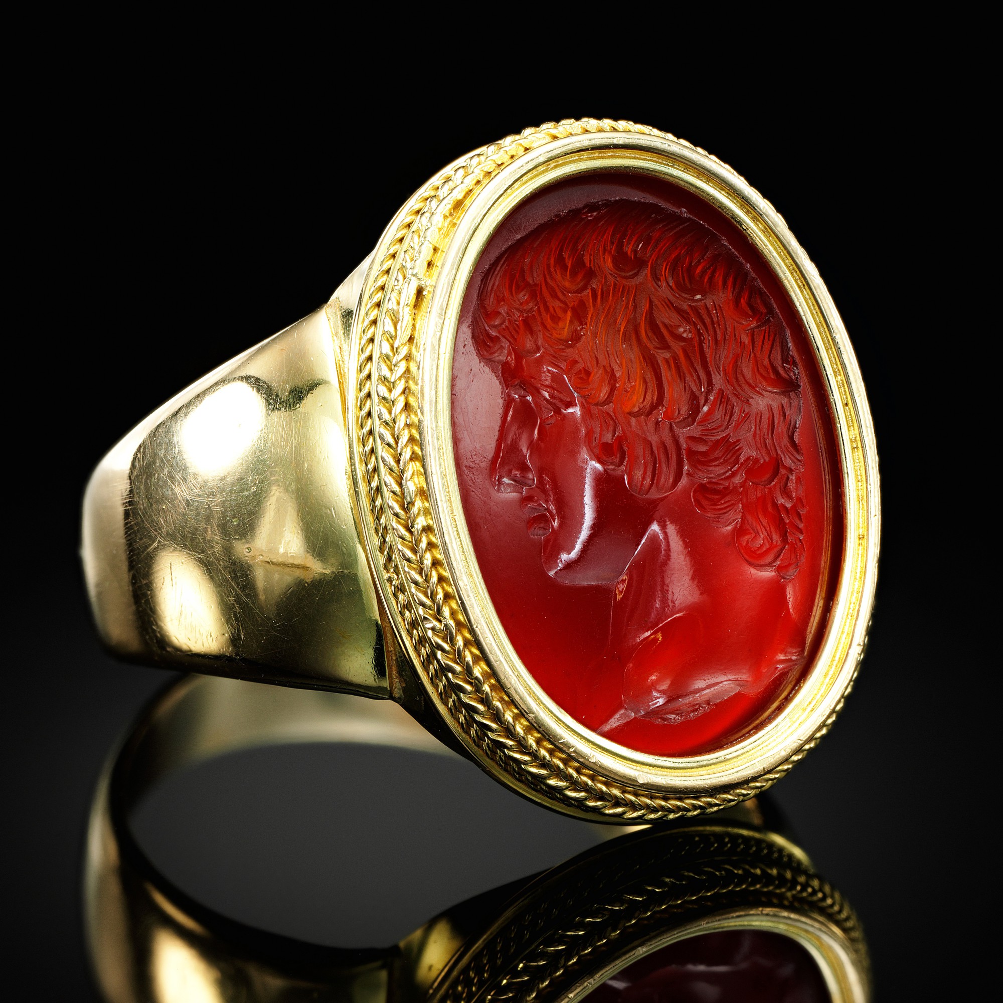 Italian, 19th Century | Intaglio with Antinous | Small Wonders: Early ...