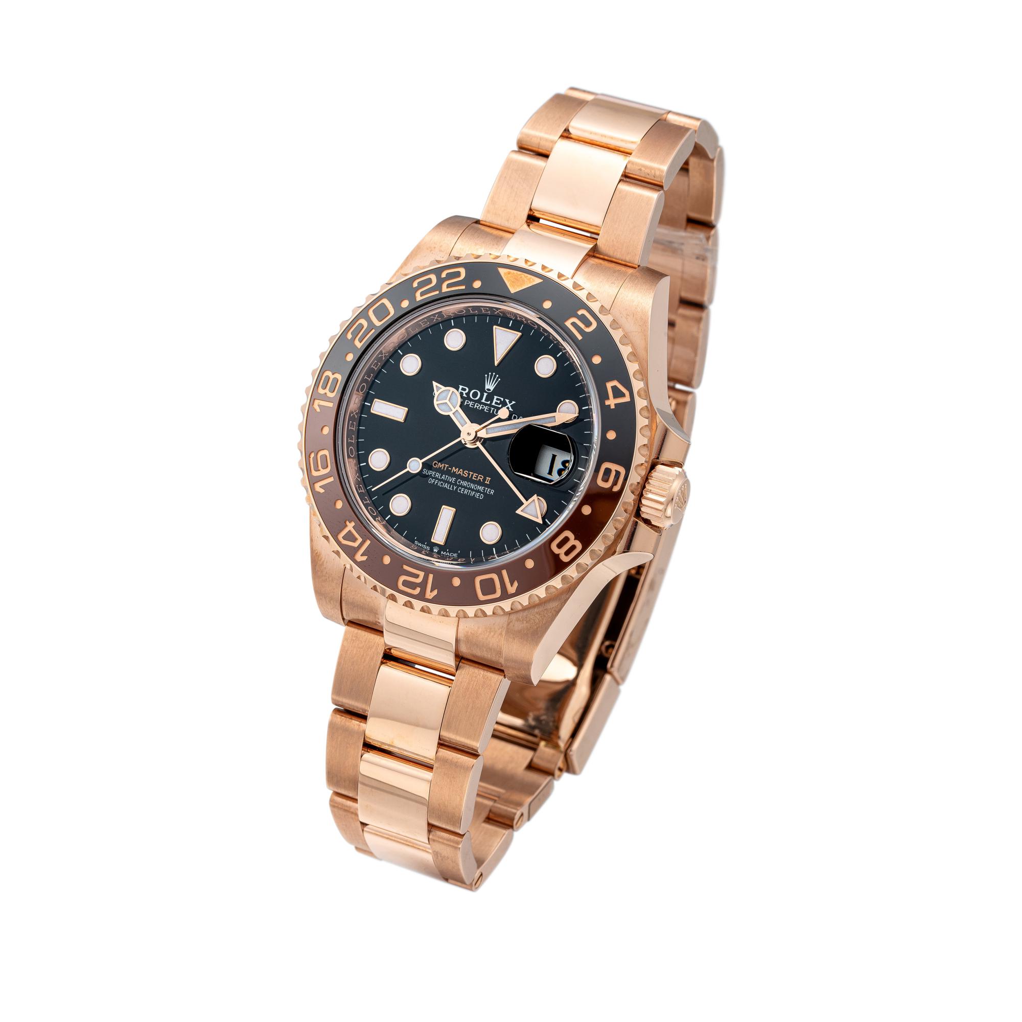 GMT-Master II, Reference 126715CHNR | An Everose gold dual time zone ...