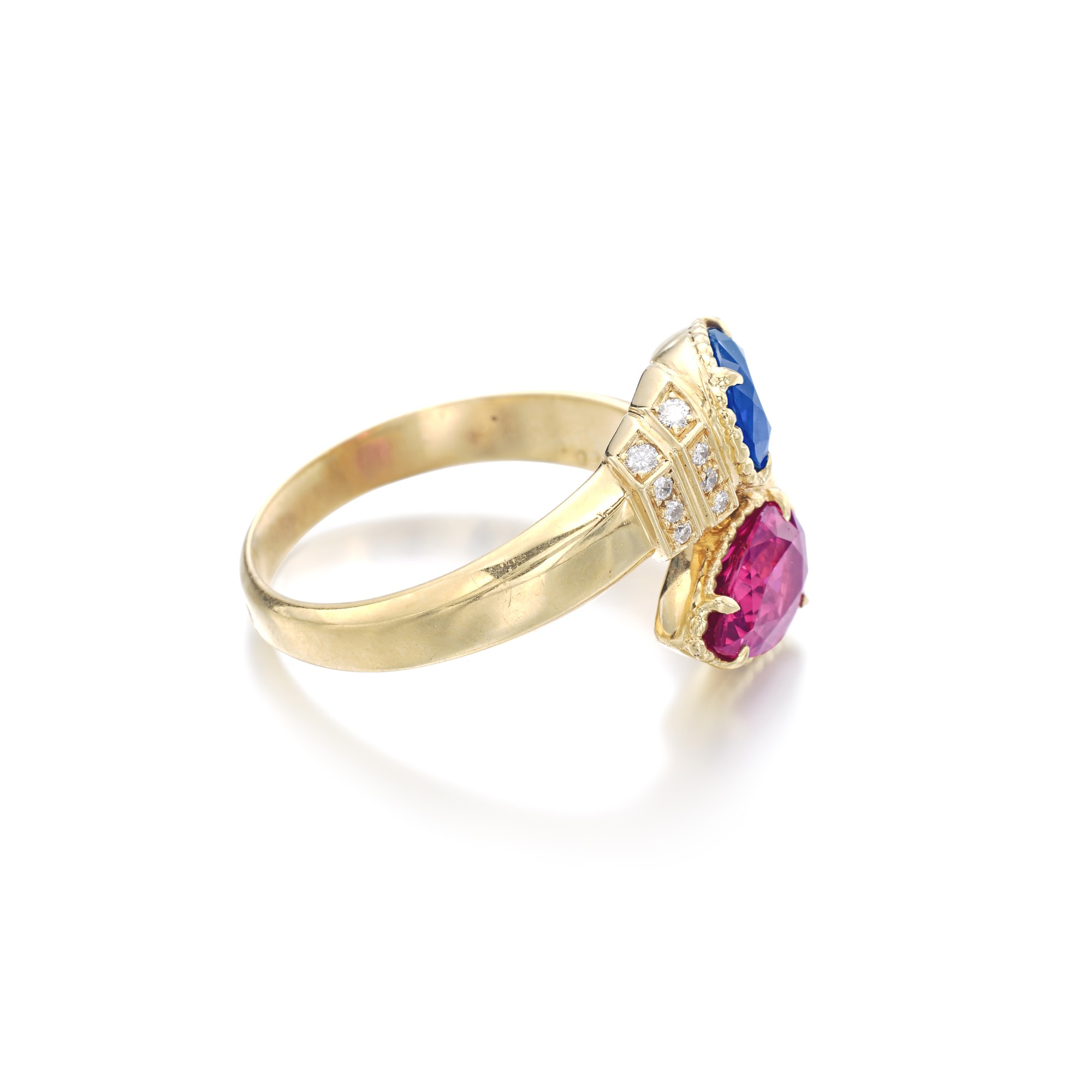 Ruby, sapphire and diamond ring | Fine Jewels | 2021 | Sotheby's