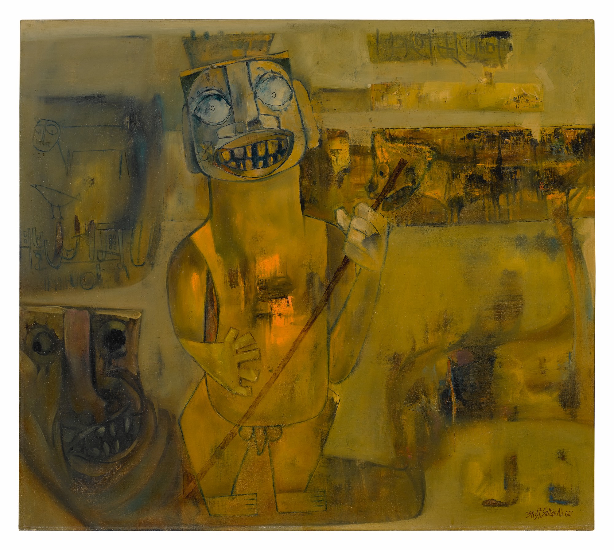 J. SULTAN ALI | RAHU- VIJAYA | Modern and Contemporary South Asian Art ...