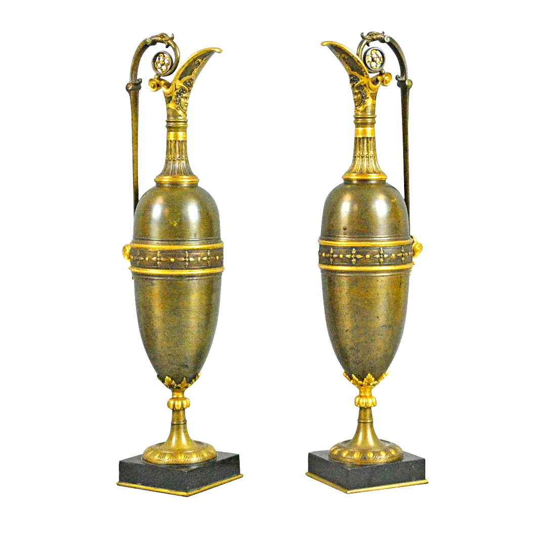Antique French Napoleon III Bronze Ewers Available For Immediate Sale ...