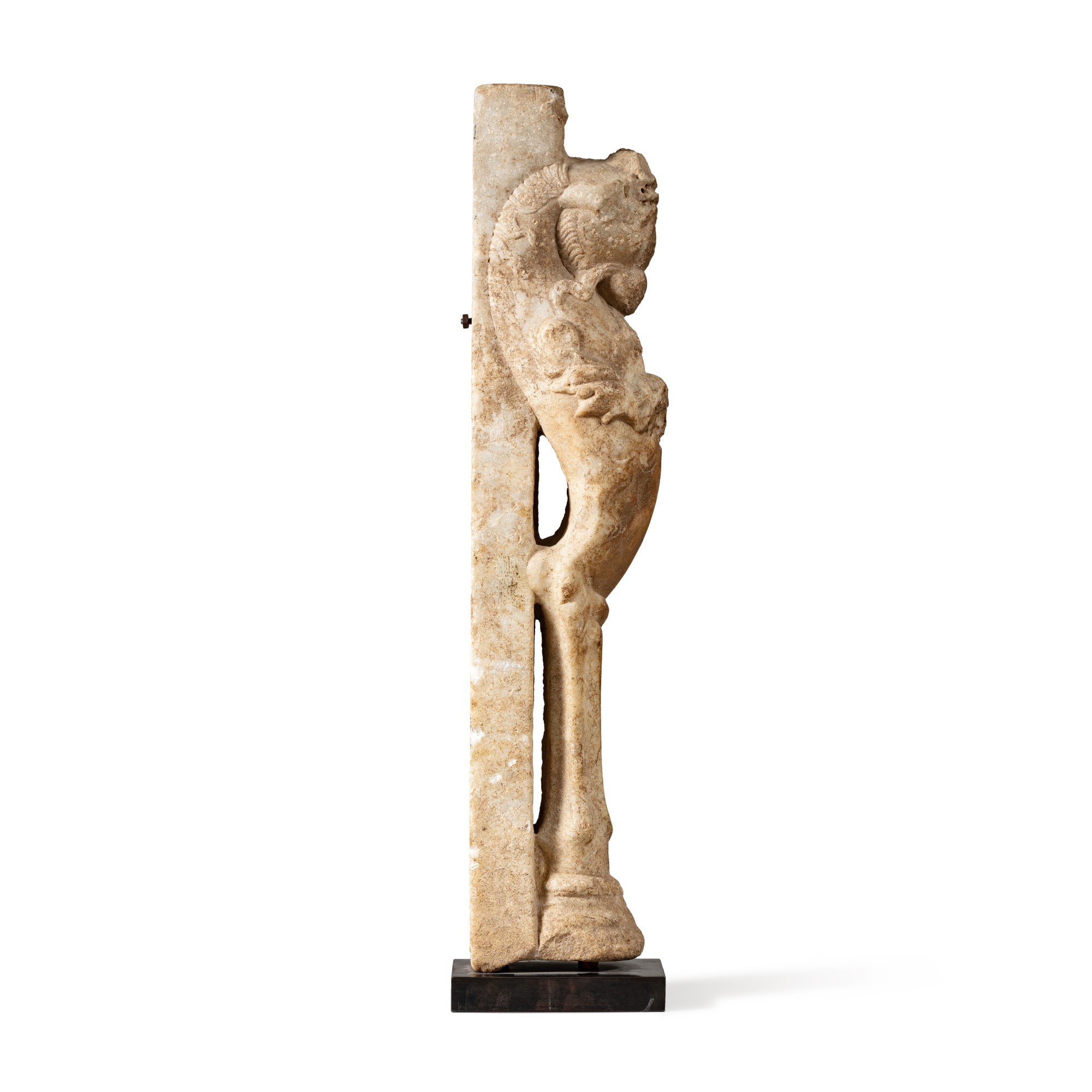 Roman marble table leg with ram's head, circa 2nd century A.D. | Pied ...