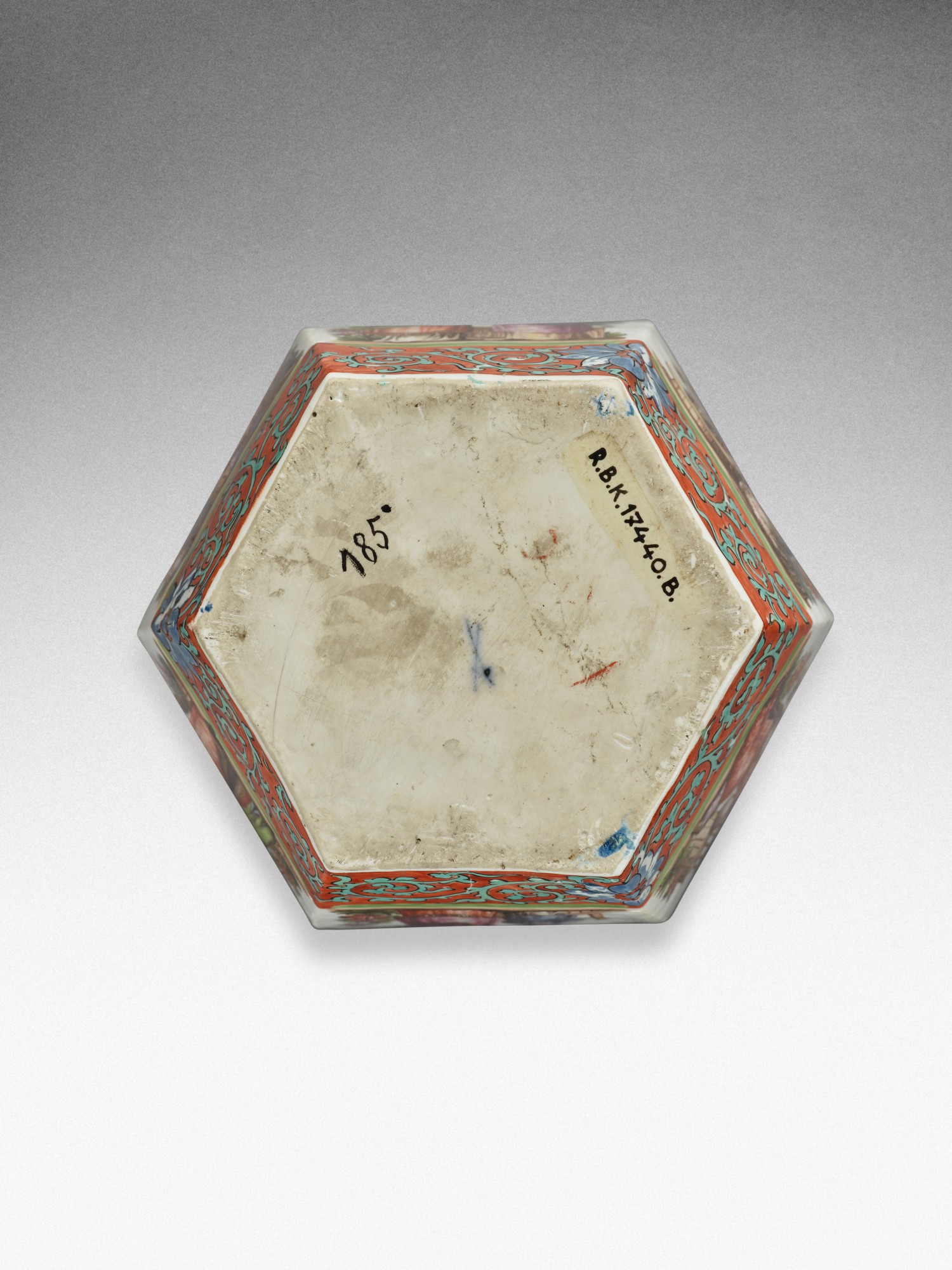 An extremely rare and probably unique pair of Meissen Augustus Rex ...