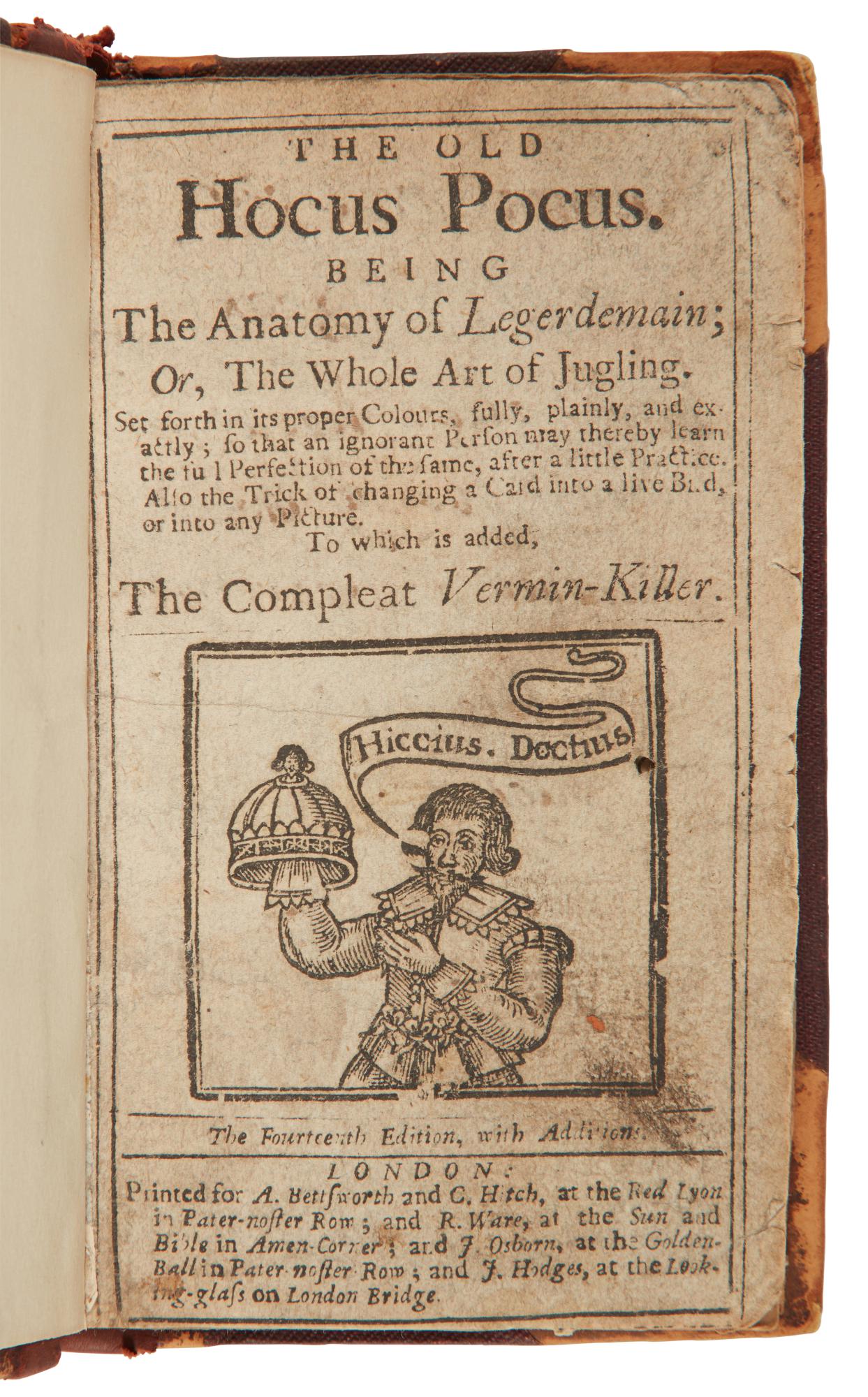 (Hocus Pocus) | A bibliographically curious exemplar of a popular magic ...