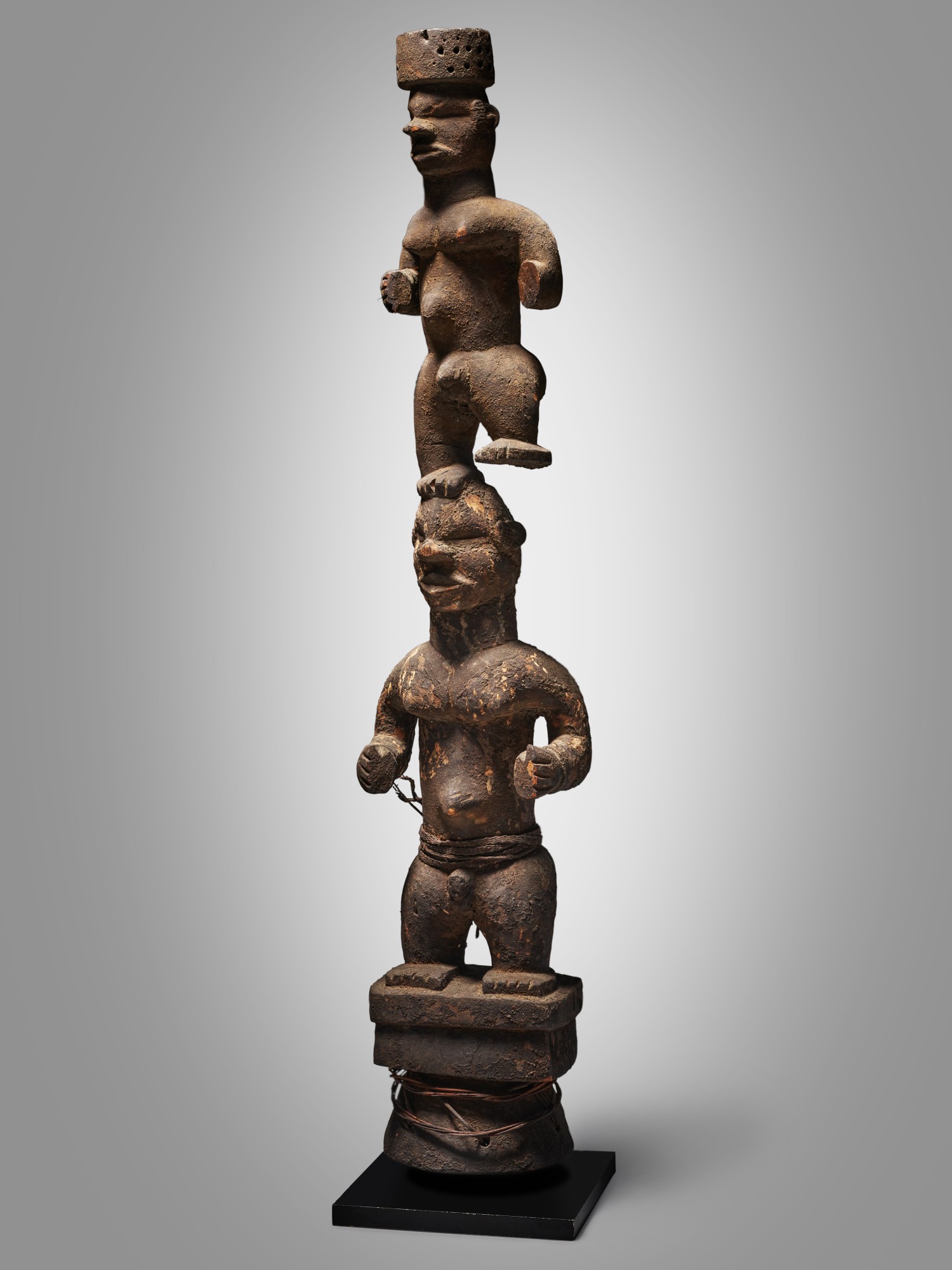 Ibibio or Ogoni Double-Figure Headdress, Nigeria | Art of Africa ...